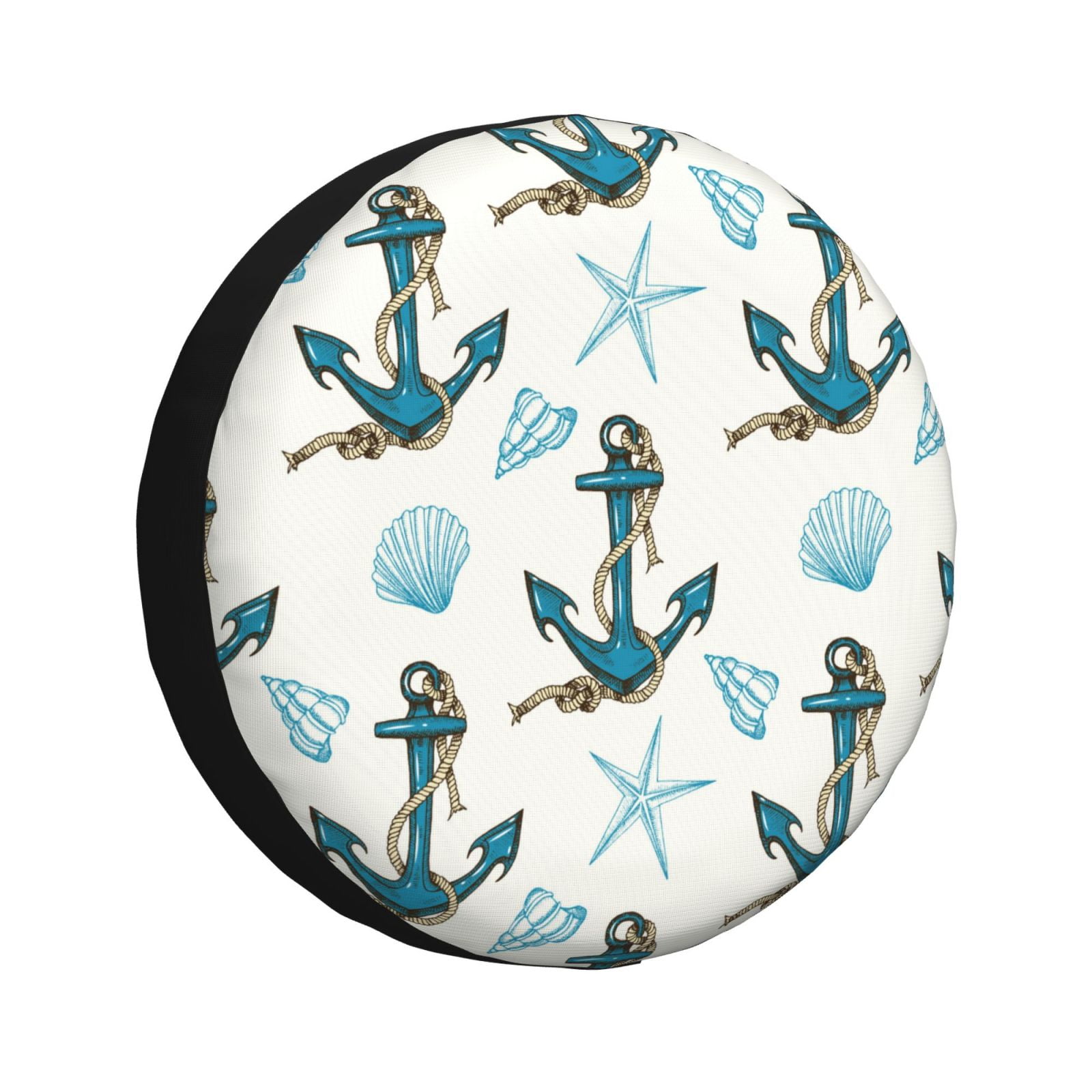 Sikiie Anchors And Shells PVC Leather Spare Tire Wheel Cover Spare Tire ...