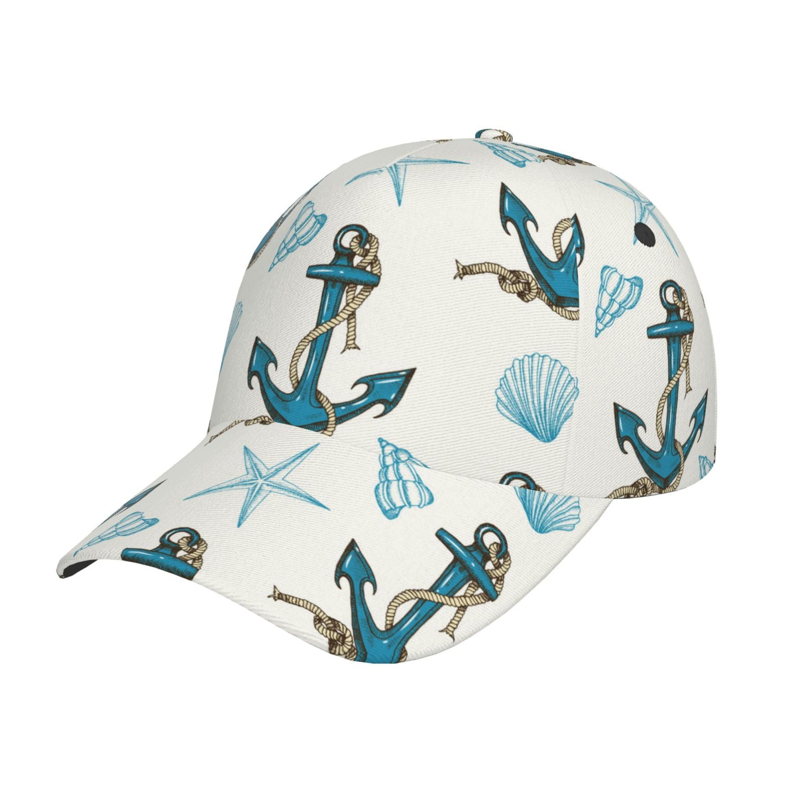 Sikiie Anchors And Shells Unisex Vintage Washed Unstructured Baseball ...