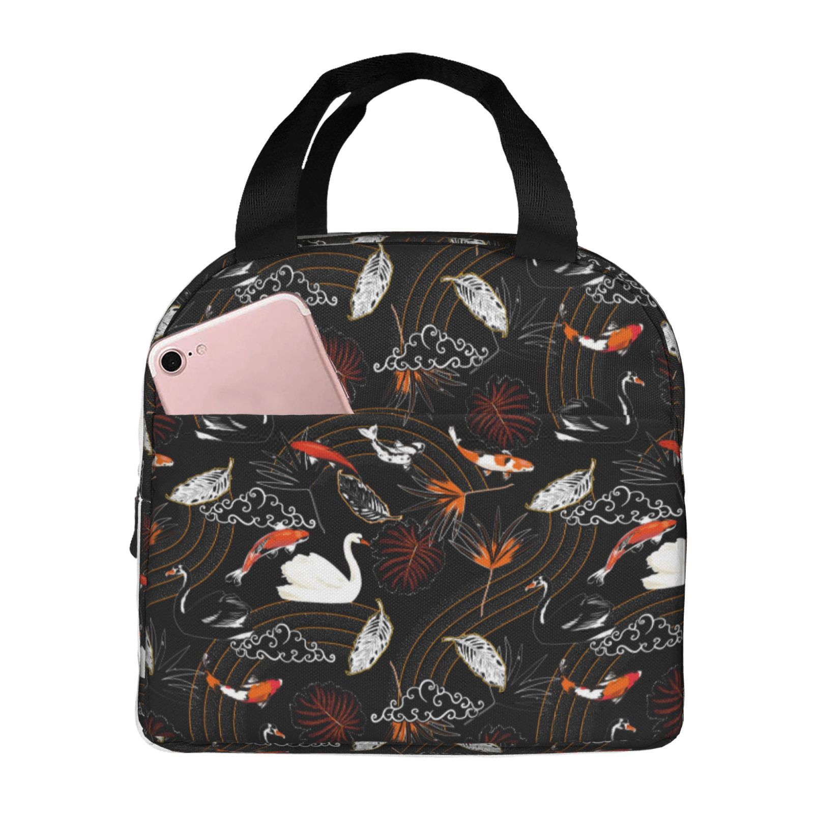 Sikiie Animal Koi Fish Lunch Bag for Women & Men Adult Insulated Lunch ...