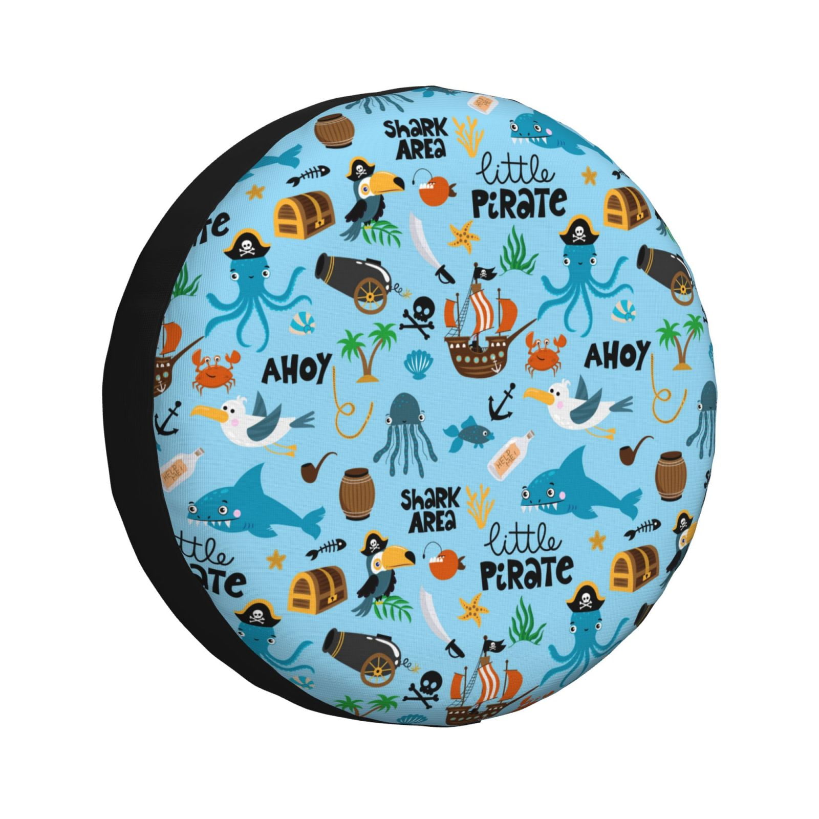 Sikiie Animal Pirate PVC Leather Spare Tire Wheel Cover Spare Tire ...