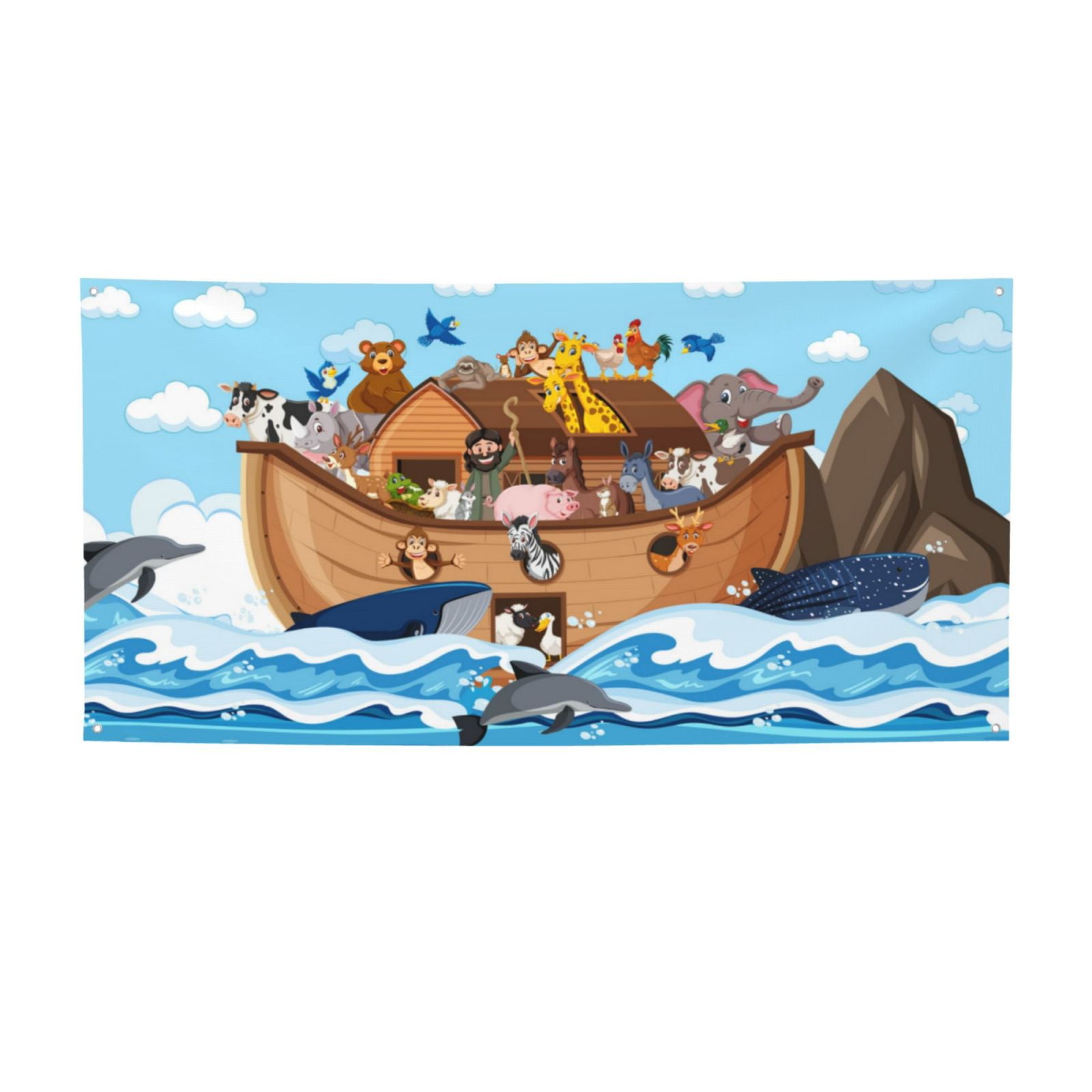 Sikiie Animals on Noah's Ark Floating Custom Banners and Signs ...