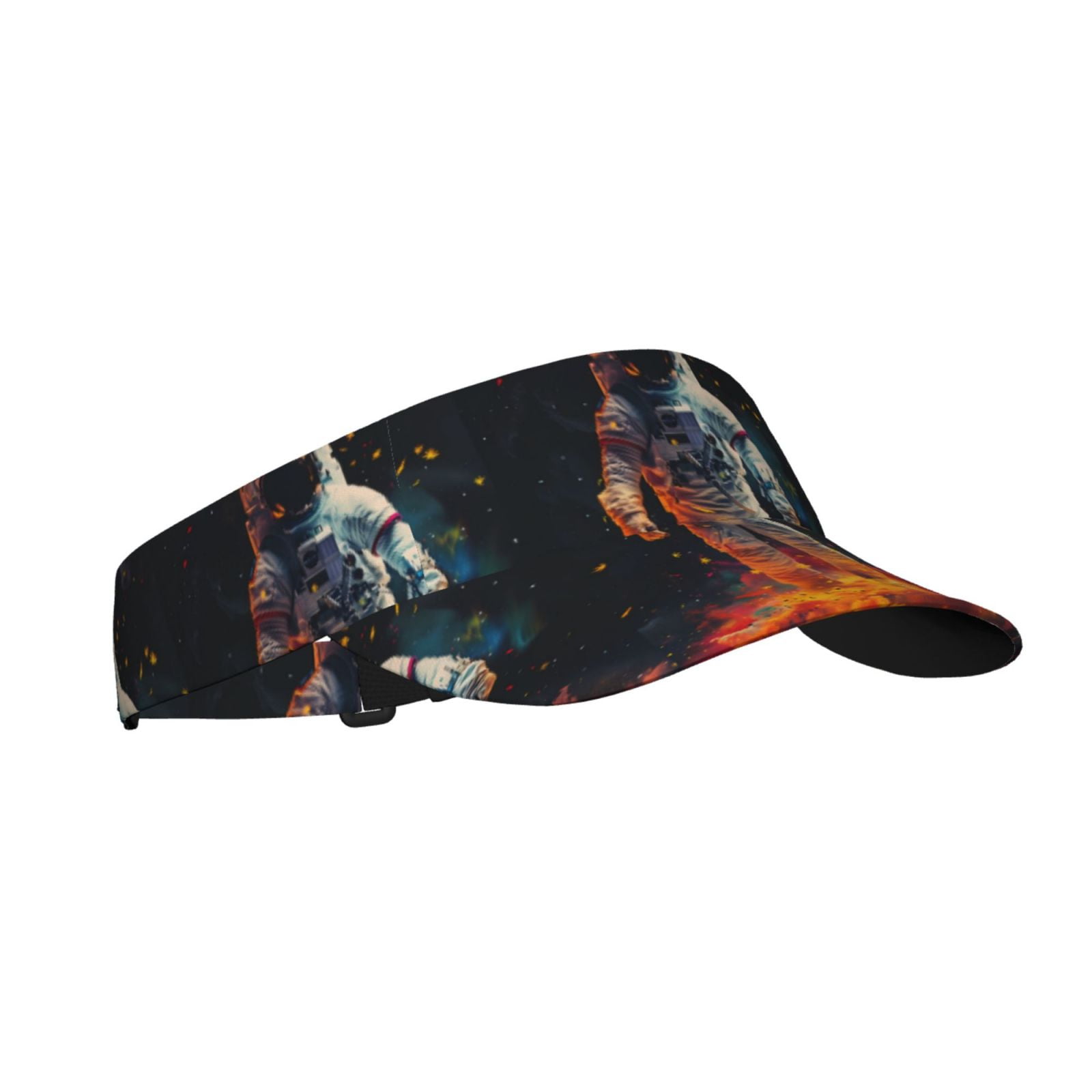 Sikiie Astronaut Cosmic Rainbow Sun Visor Hat Adjustable Velcro Golf ...