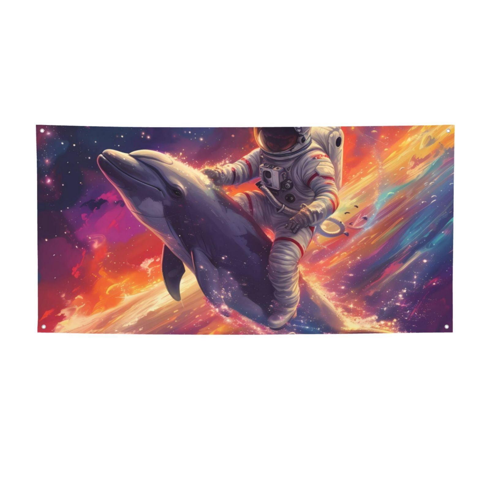 Sikiie Astronaut Dolphin Custom Banners and Signs Customize Outdoor ...