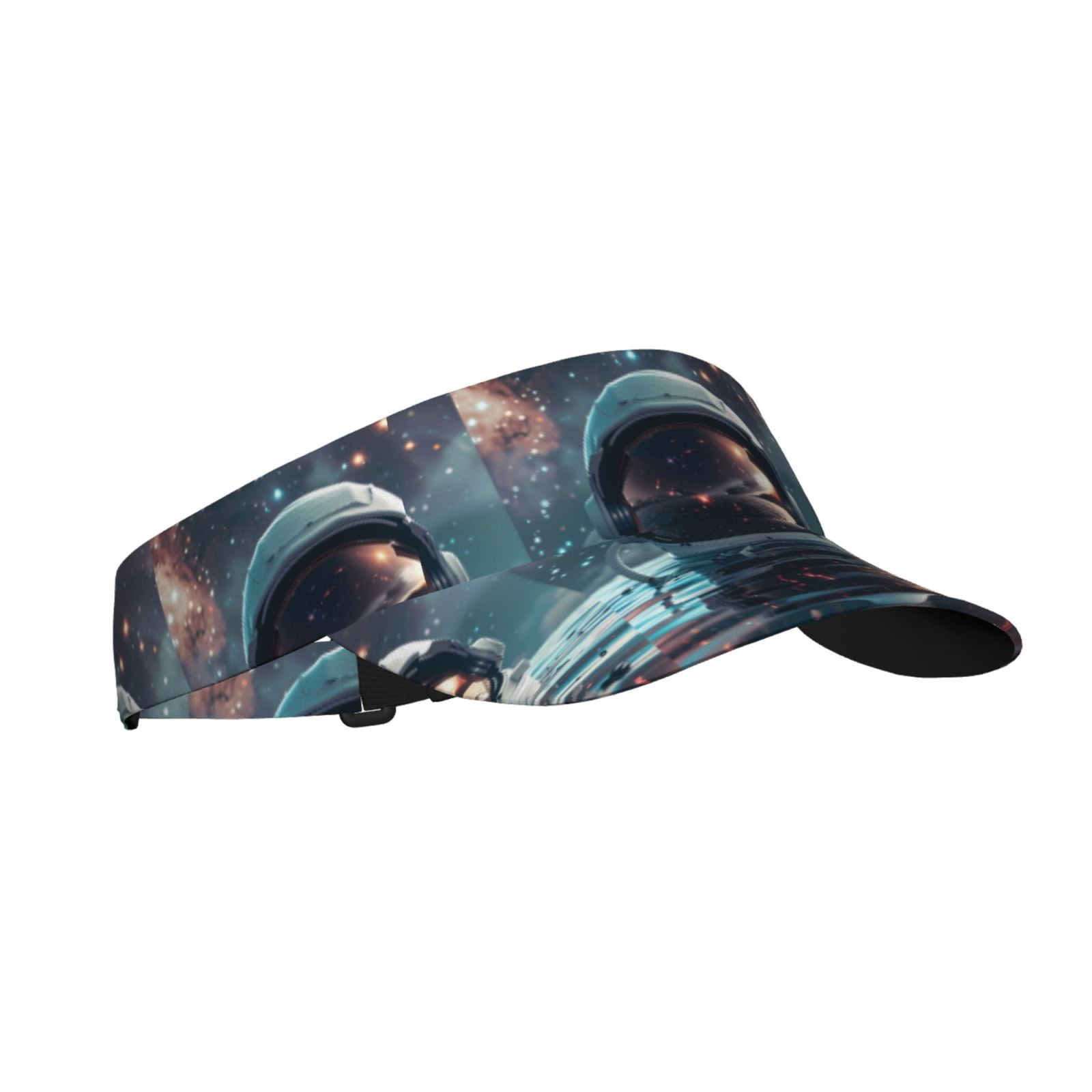 Sikiie Astronaut Helmet Reflections Sun Visor Hat Adjustable Velcro ...