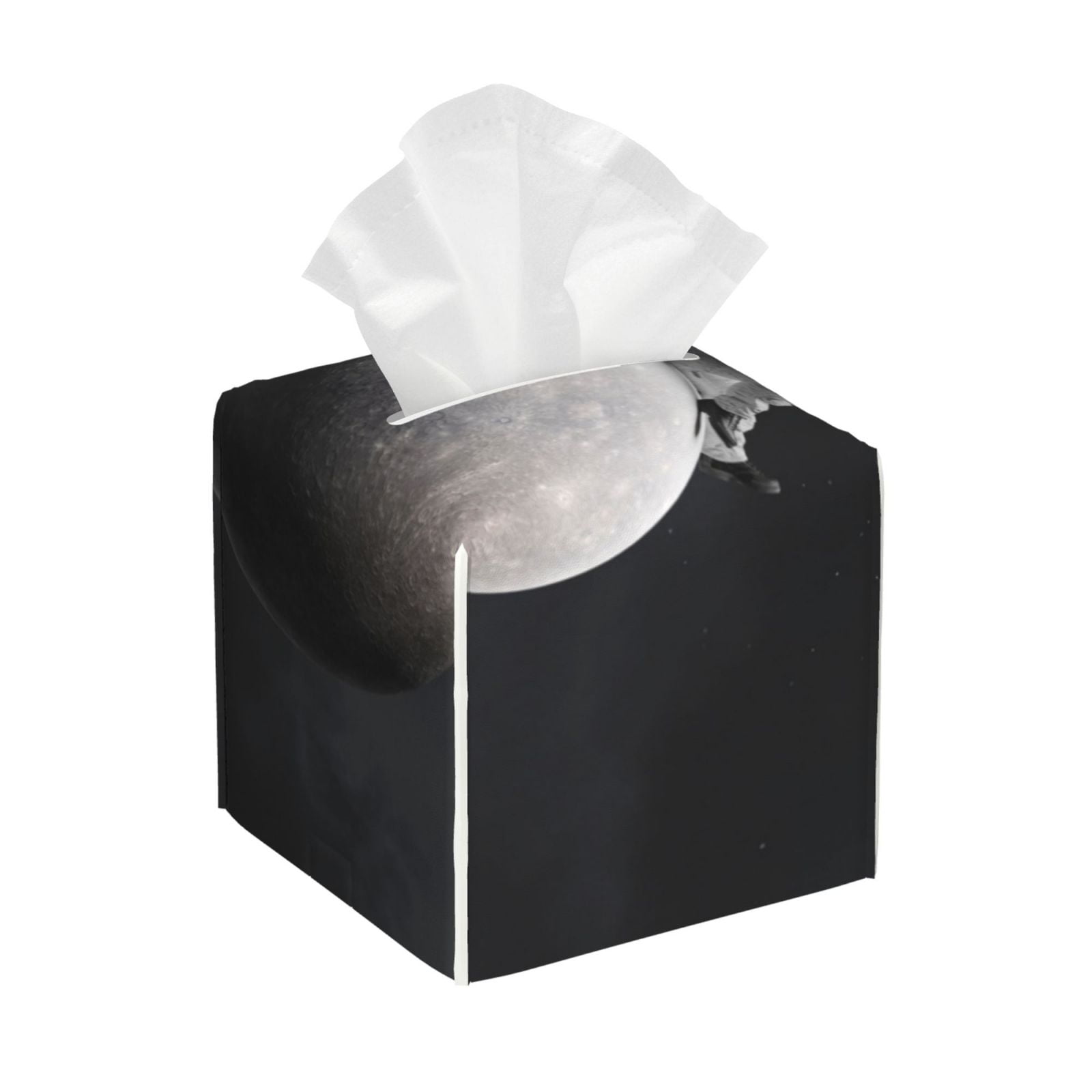 Sikiie Astronaut Sitting On Mercury Planet Leather Tissue Box Cover ...