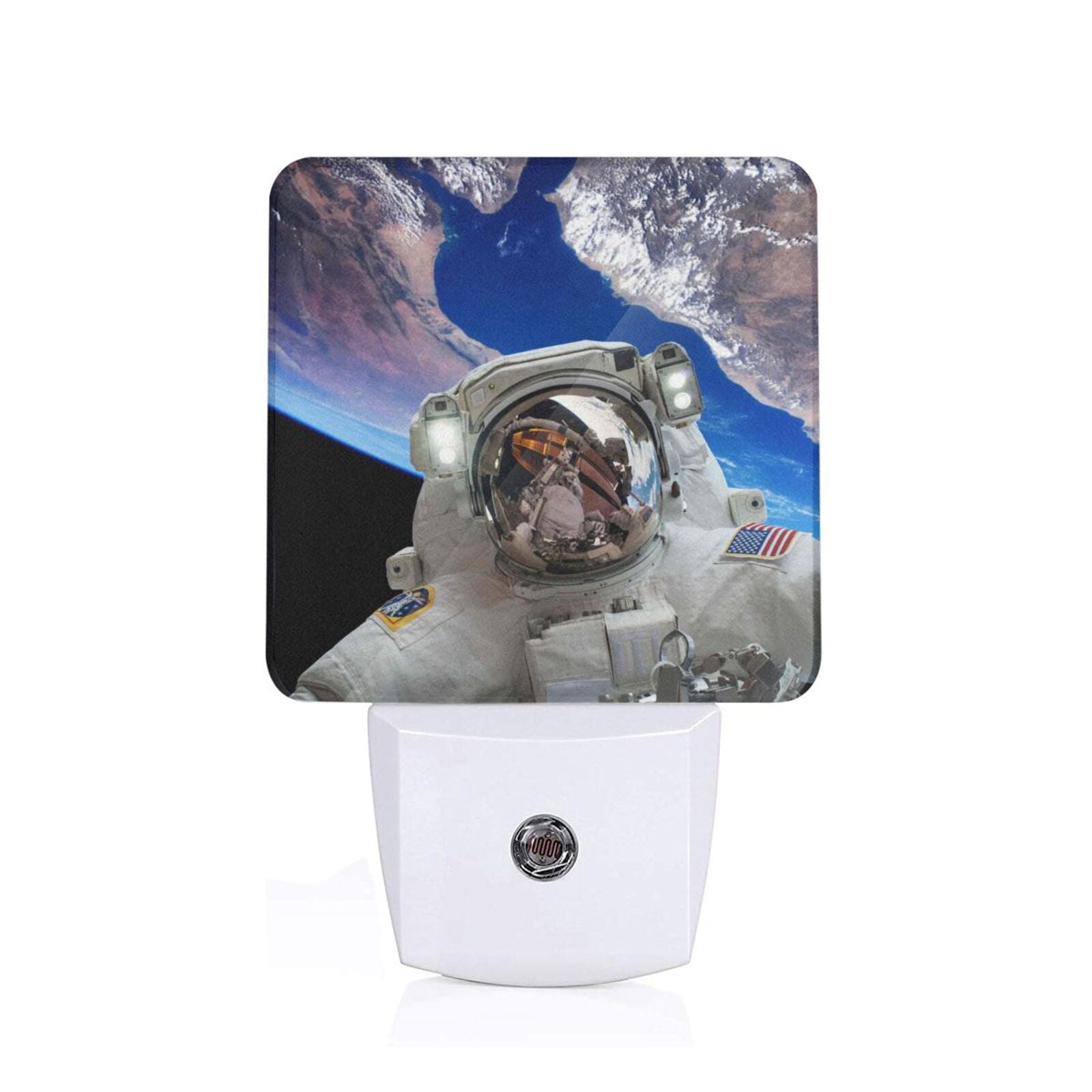 Sikiie Astronaut in Outer Space Led Night Light, Warm White,Cool White ...