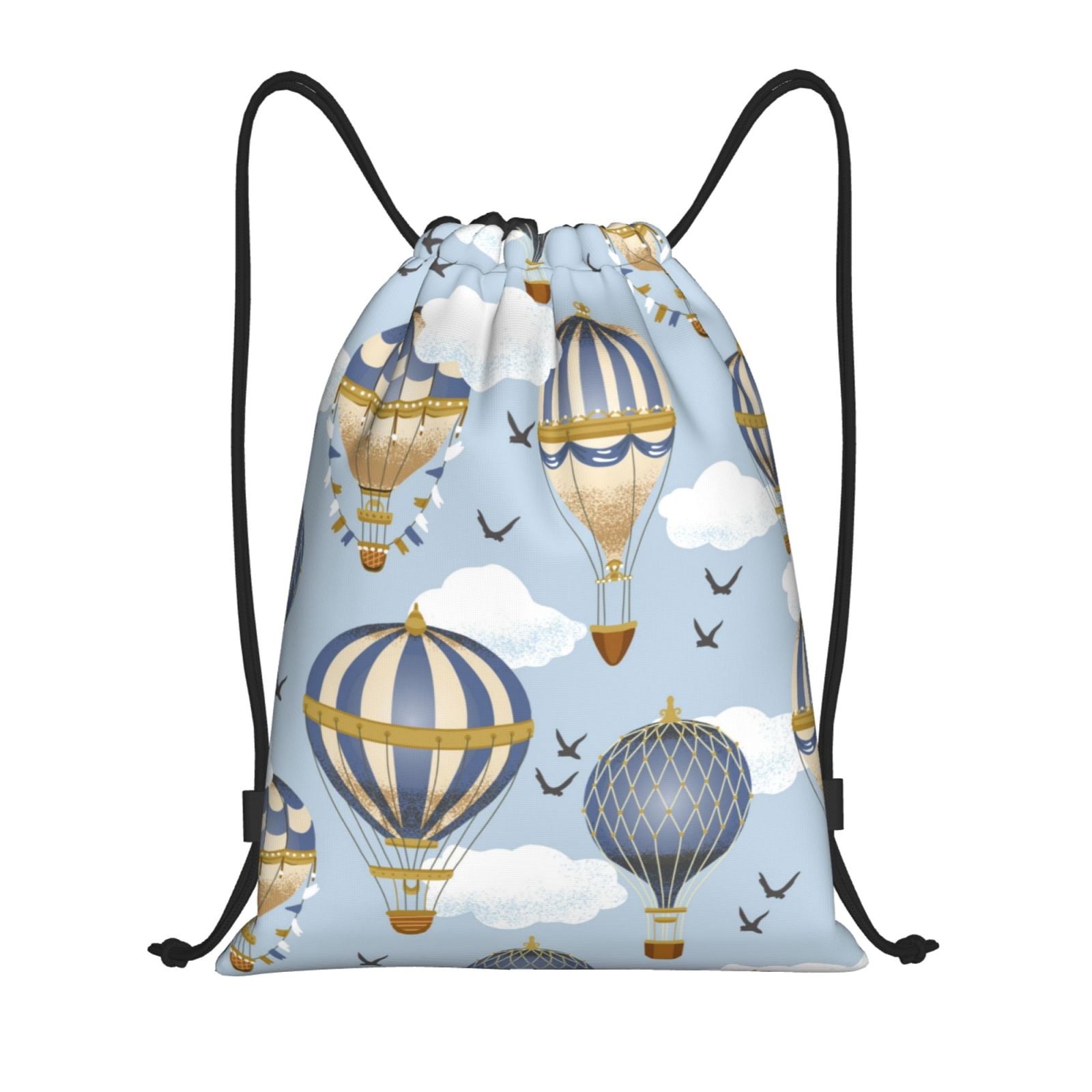 Sikiie Balloon Vintage Drawstring Backpack Drawstring Bags, Draw String ...