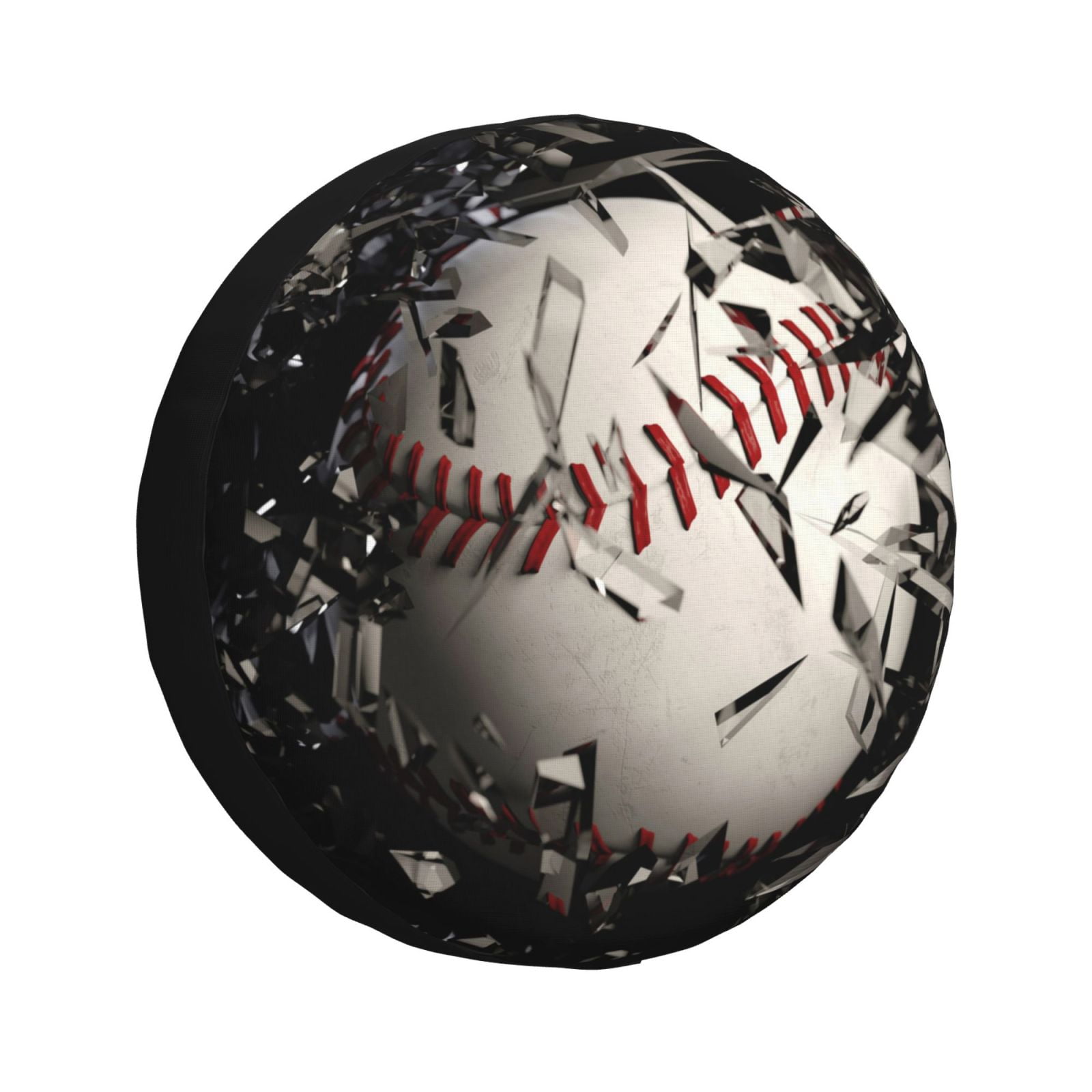 Sikiie Baseball Breaking Glass PVC Leather Spare Tire Wheel Cover Spare ...