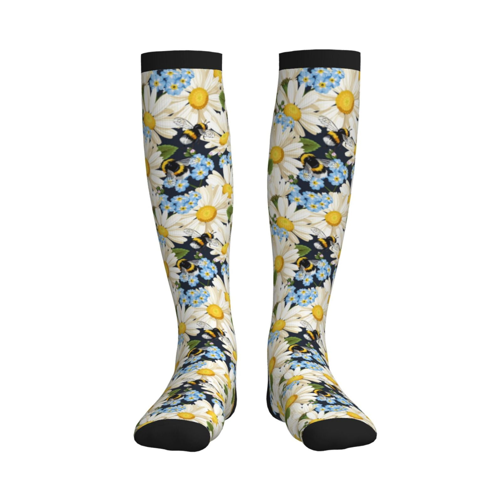 Sikiie Bees Collecting Nectar 1 Pairs Compression Socks for Men and ...