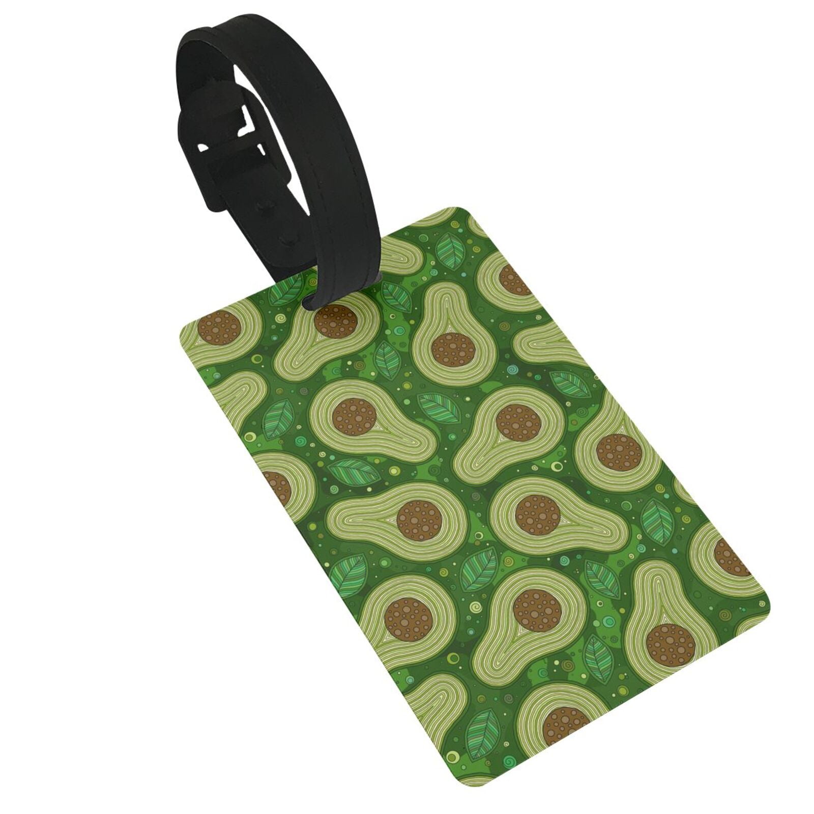 Sikiie Big Colorful Avocados Luggage Tags Privacy Cover ID Label ...