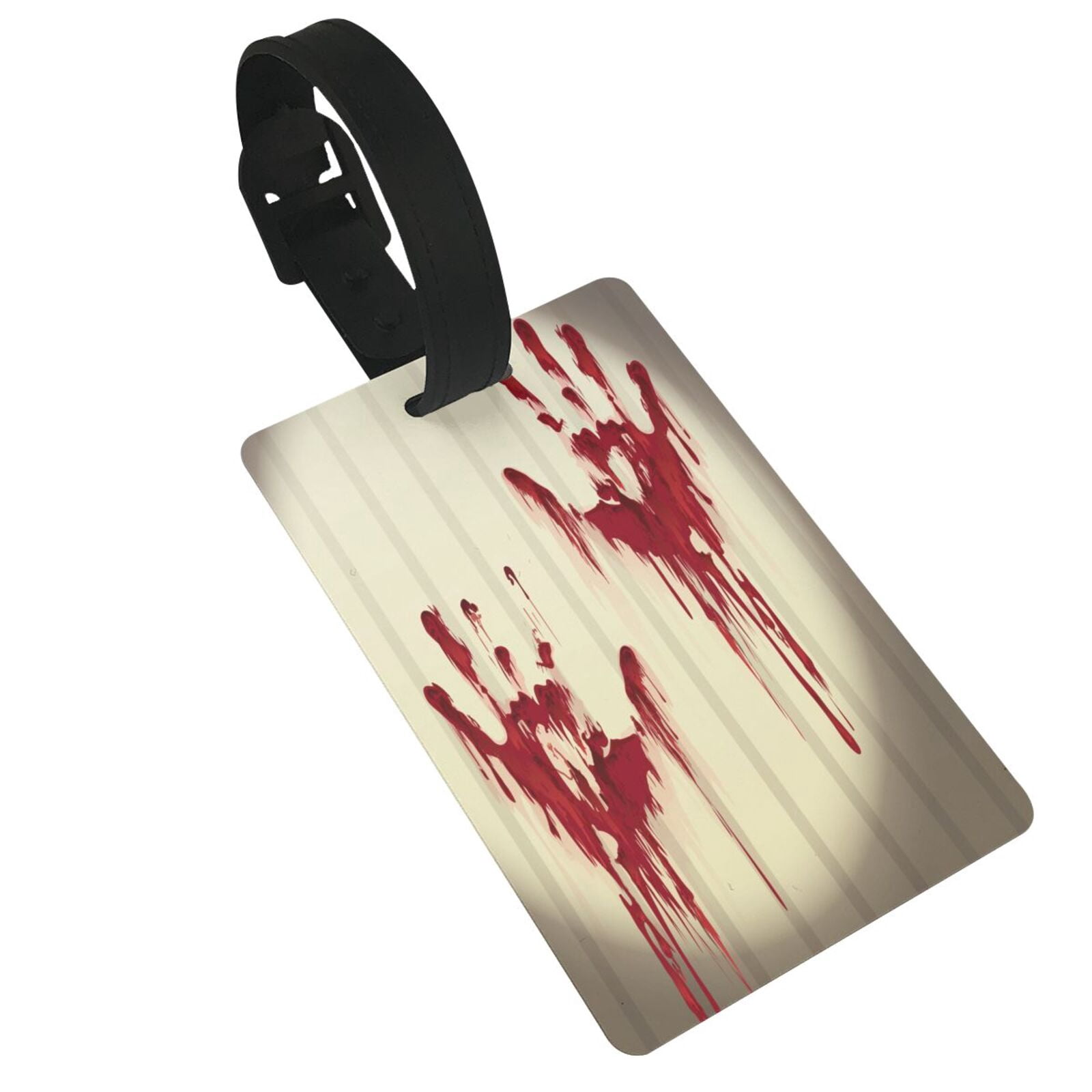 Sikiie Bloody Hand1 Luggage Tags Privacy Cover ID Label Suitcase Tags ...