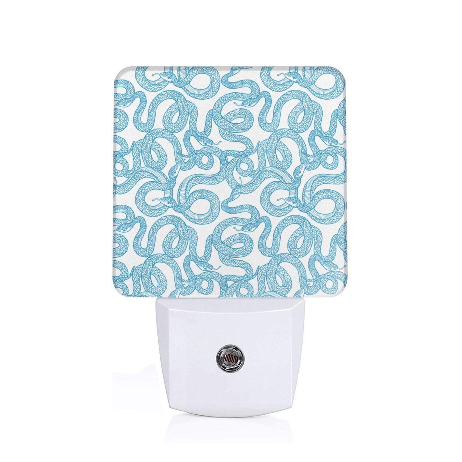 Sikiie Blue Snake Led Night Light, Warm White,Cool White Lights for ...