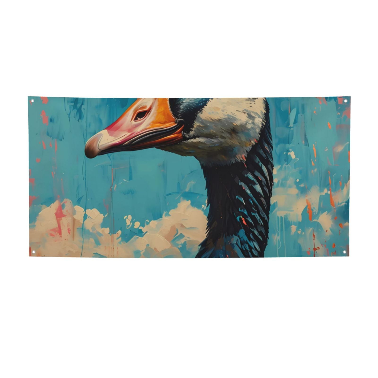 Sikiie Blue Watercolor Duck Custom Banners and Signs Customize Outdoor ...