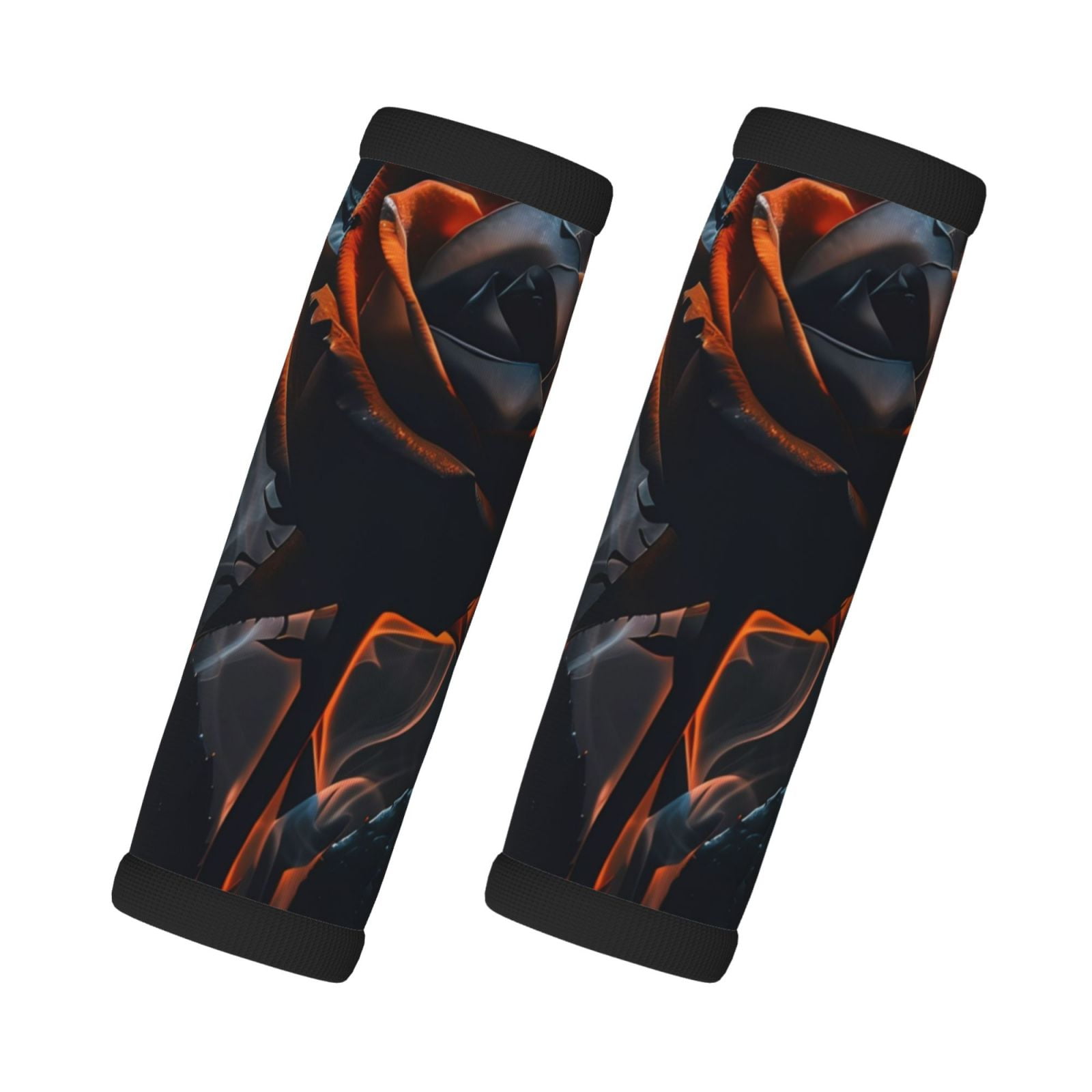 Sikiie Blue and Red Roses Artwork Luggage Handle Wraps for Suitcases ...