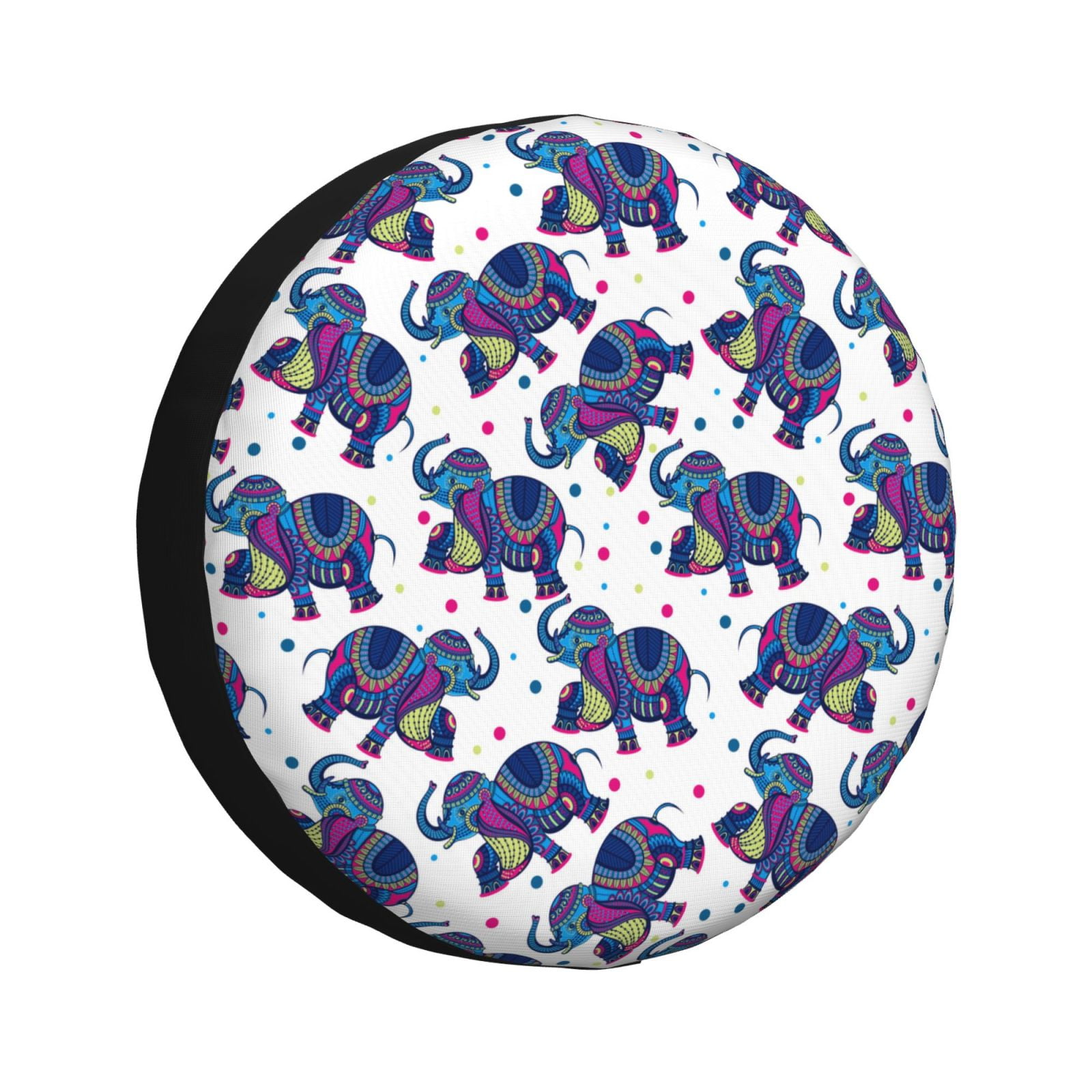 Sikiie Boho elephant Print PVC Leather Spare Tire Wheel Cover Spare ...