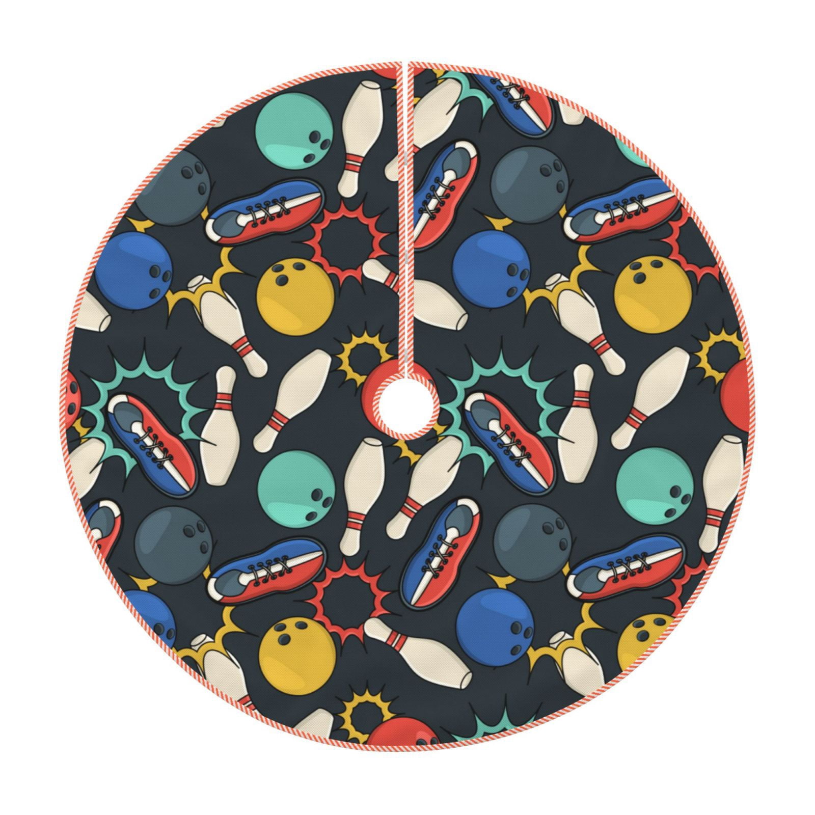 Sikiie Bowling Ball Nativity Christmas Tree Skirt, Jesus Christian ...
