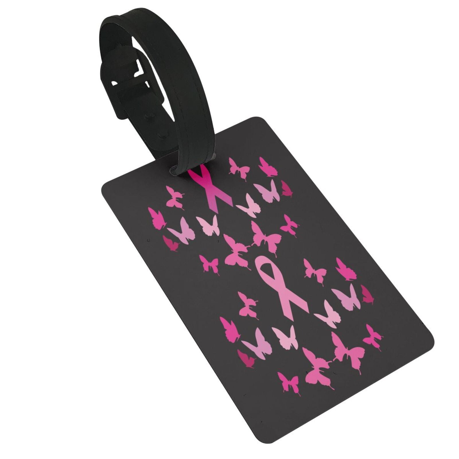 Sikiie Breast Cancer Luggage Tags Privacy Cover ID Label Suitcase Tags ...