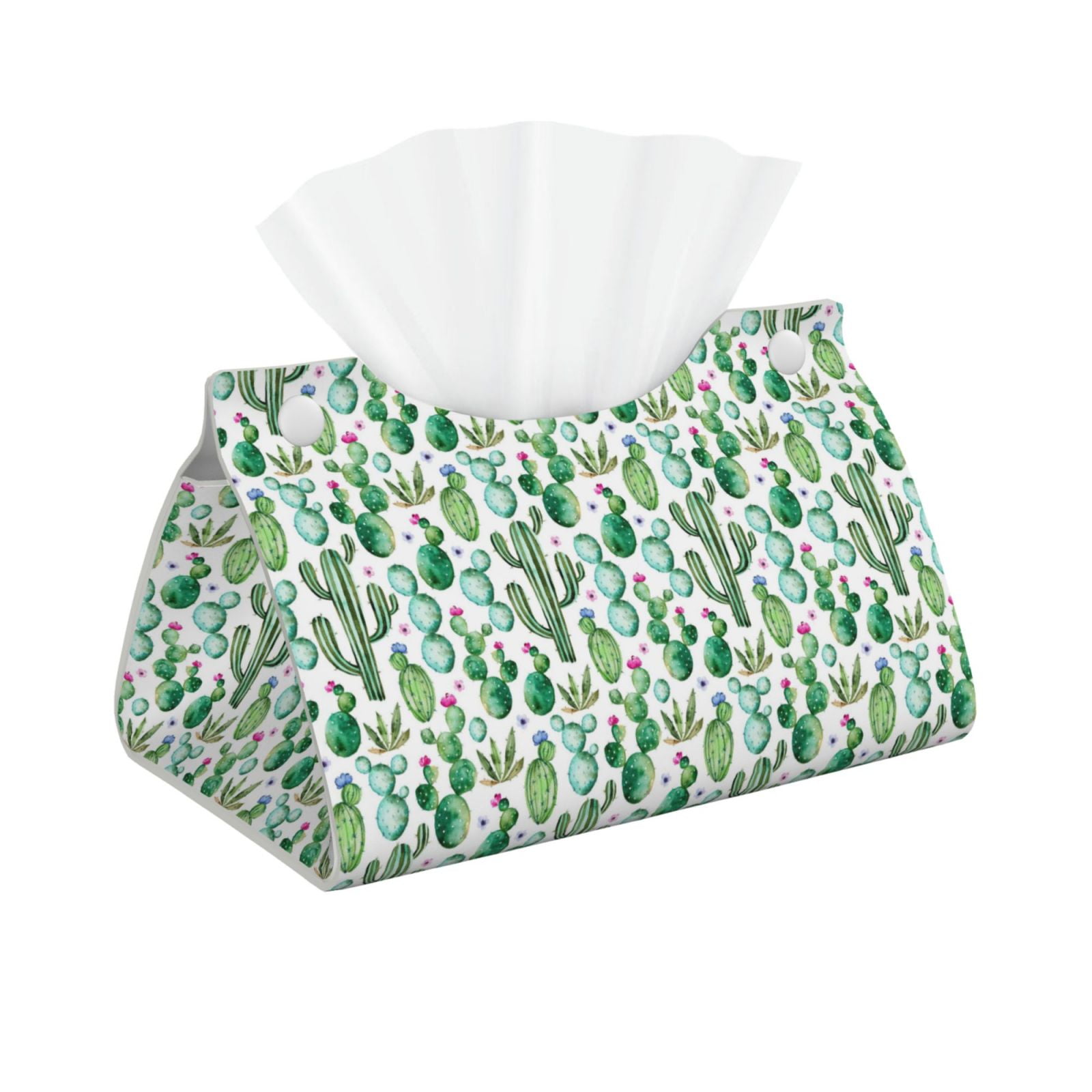 Sikiie Cactus Plants1 Leather Tissue Box Cover Rectangle, Long Tissue ...