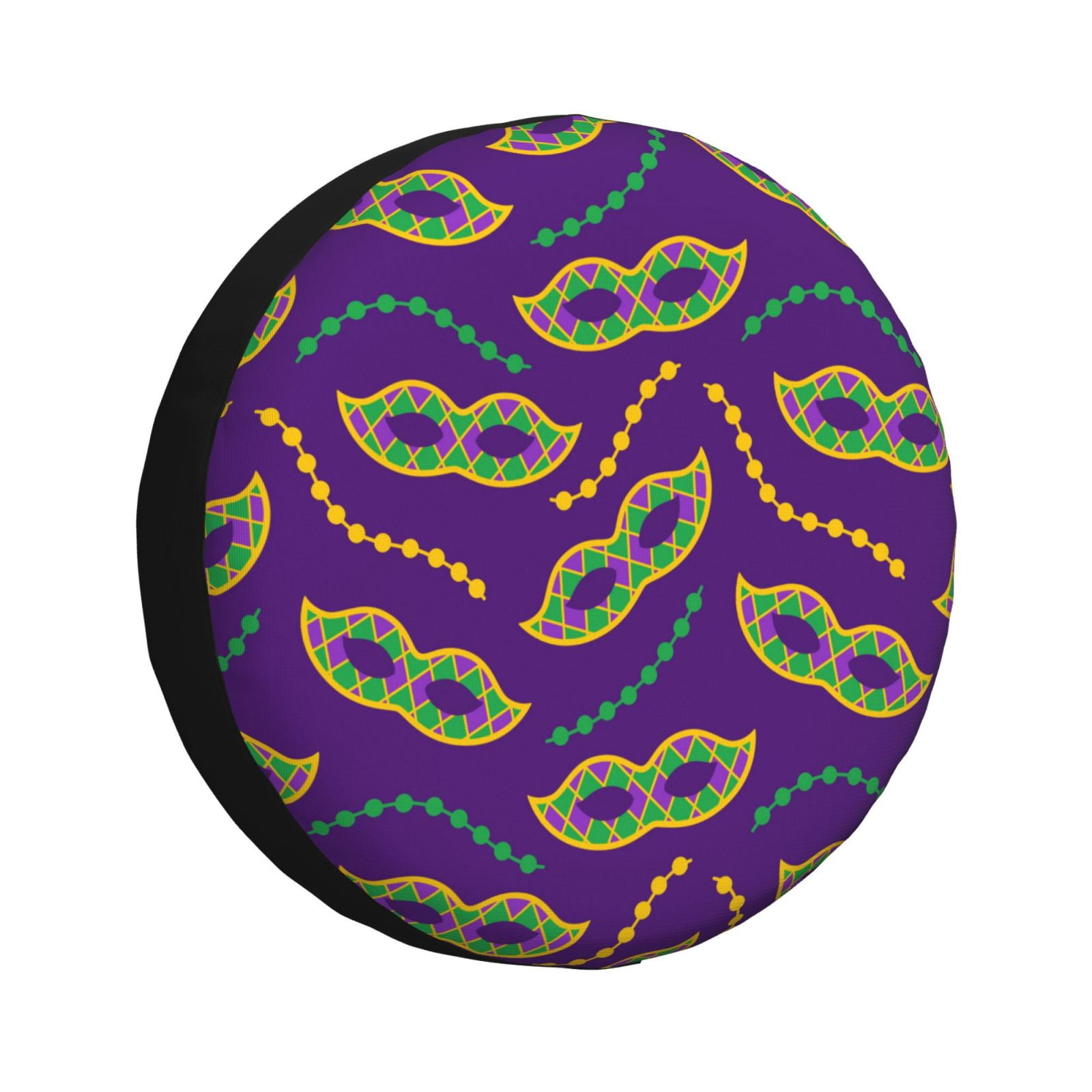 Sikiie Carnival Masks and Beads PVC Leather Spare Tire Wheel Cover ...