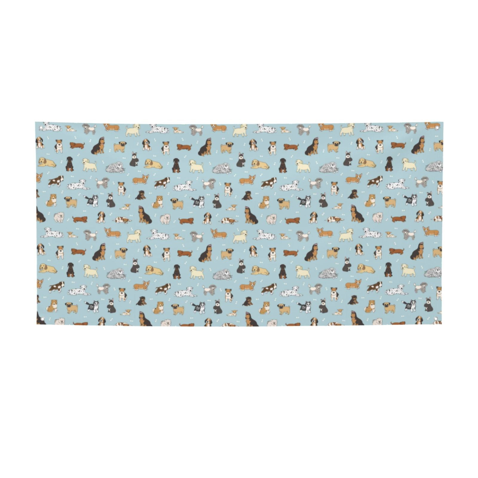 Sikiie Cartoon Doodle Puppy Custom Banners and Signs Customize Outdoor ...