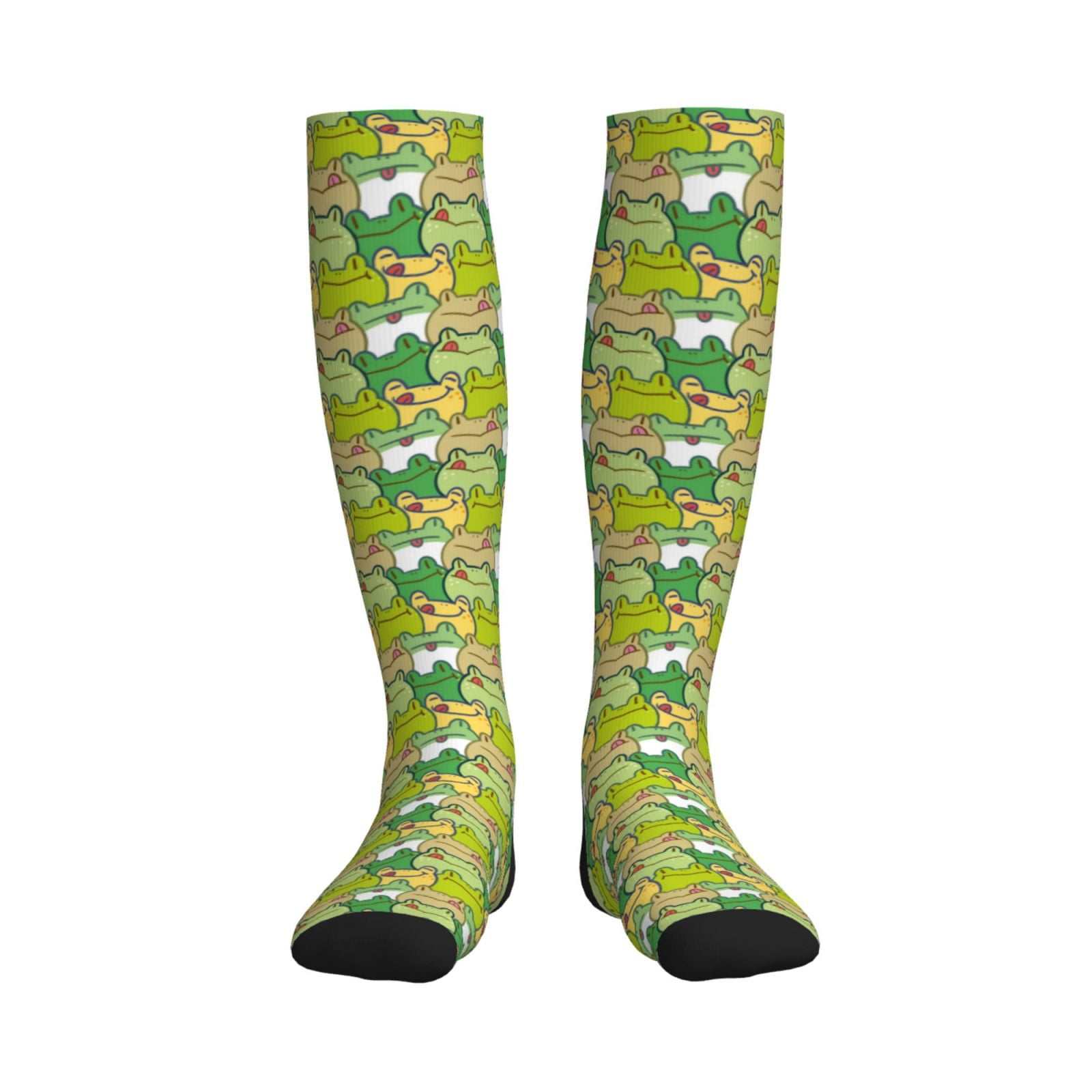 Sikiie Cartoon Frog 1 Pairs Compression Socks for Men and Women 15-20 ...