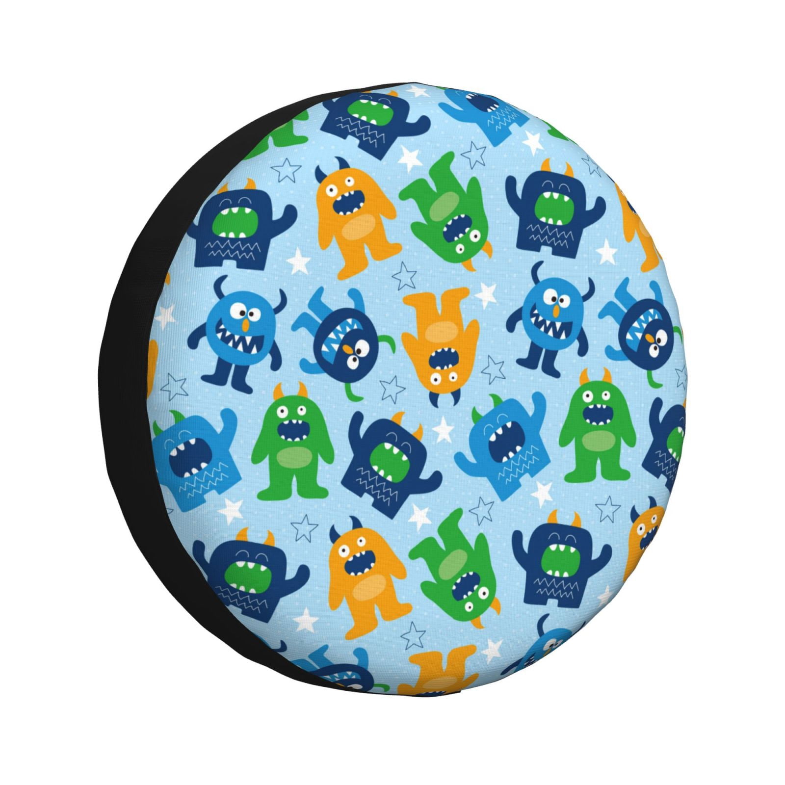 Sikiie Cartoon Monster PVC Leather Spare Tire Wheel Cover Spare Tire ...