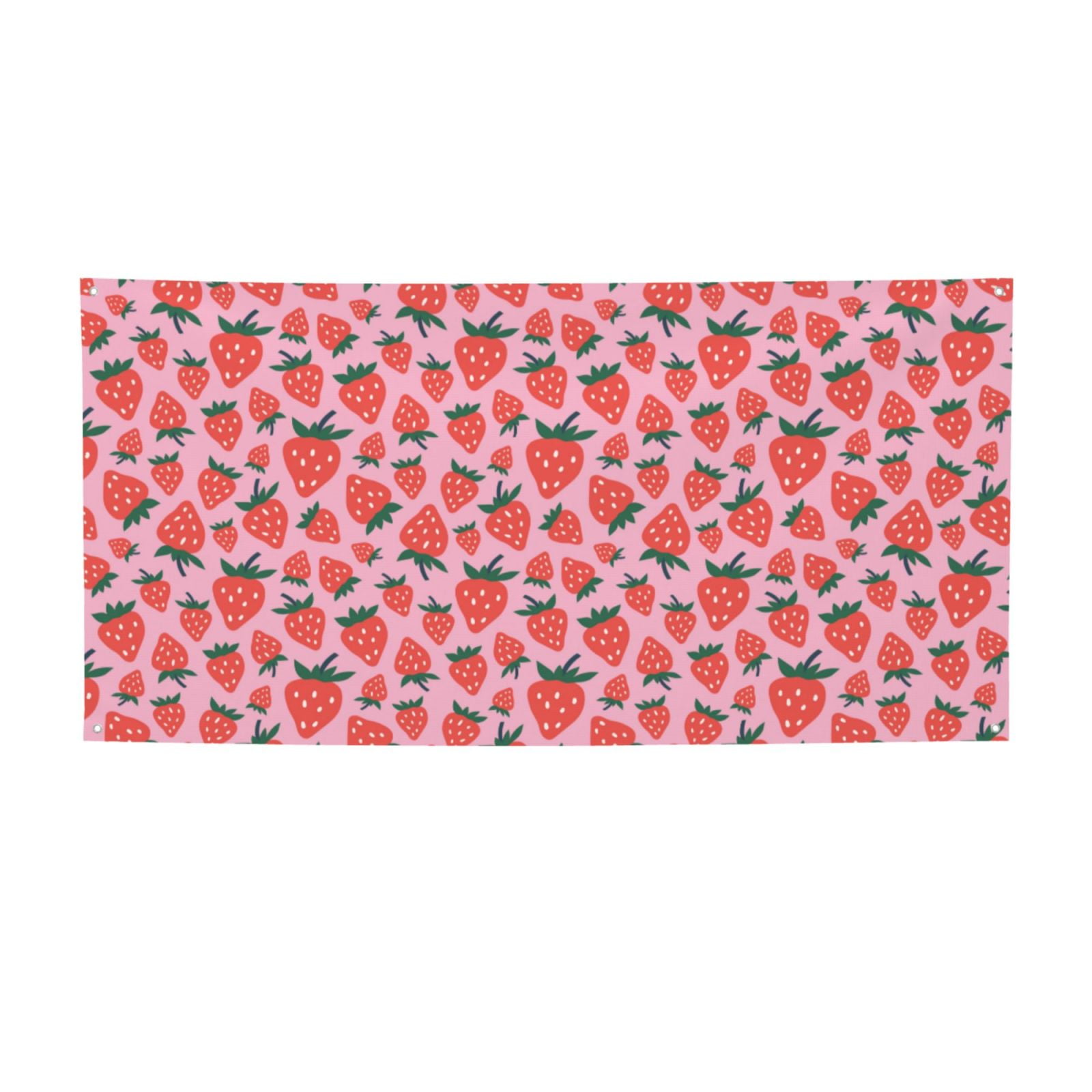 Sikiie Cartoon Strawberry Custom Banners and Signs Customize Outdoor ...
