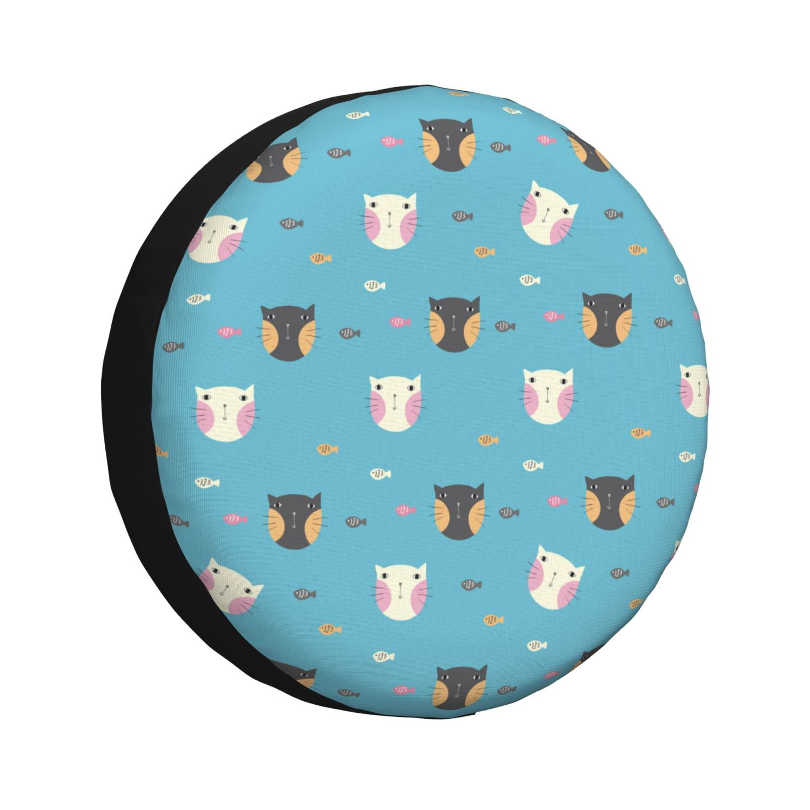 Sikiie Cat Fish PVC Leather Spare Tire Wheel Cover Spare Tire Cover ...