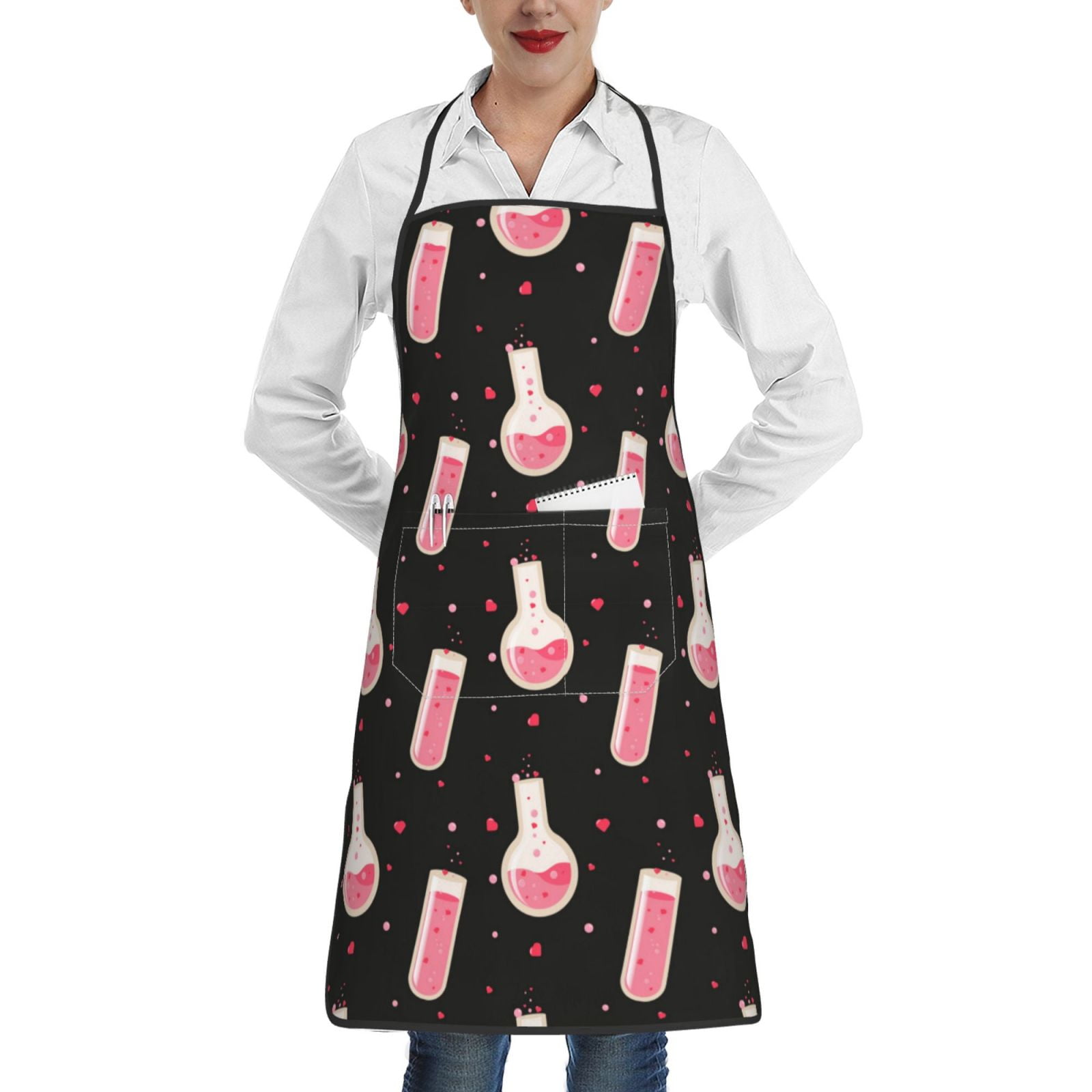 Sikiie Chemistry Tools 1 Aprons for Kitchen Cooking Aprons, Chef Apron ...