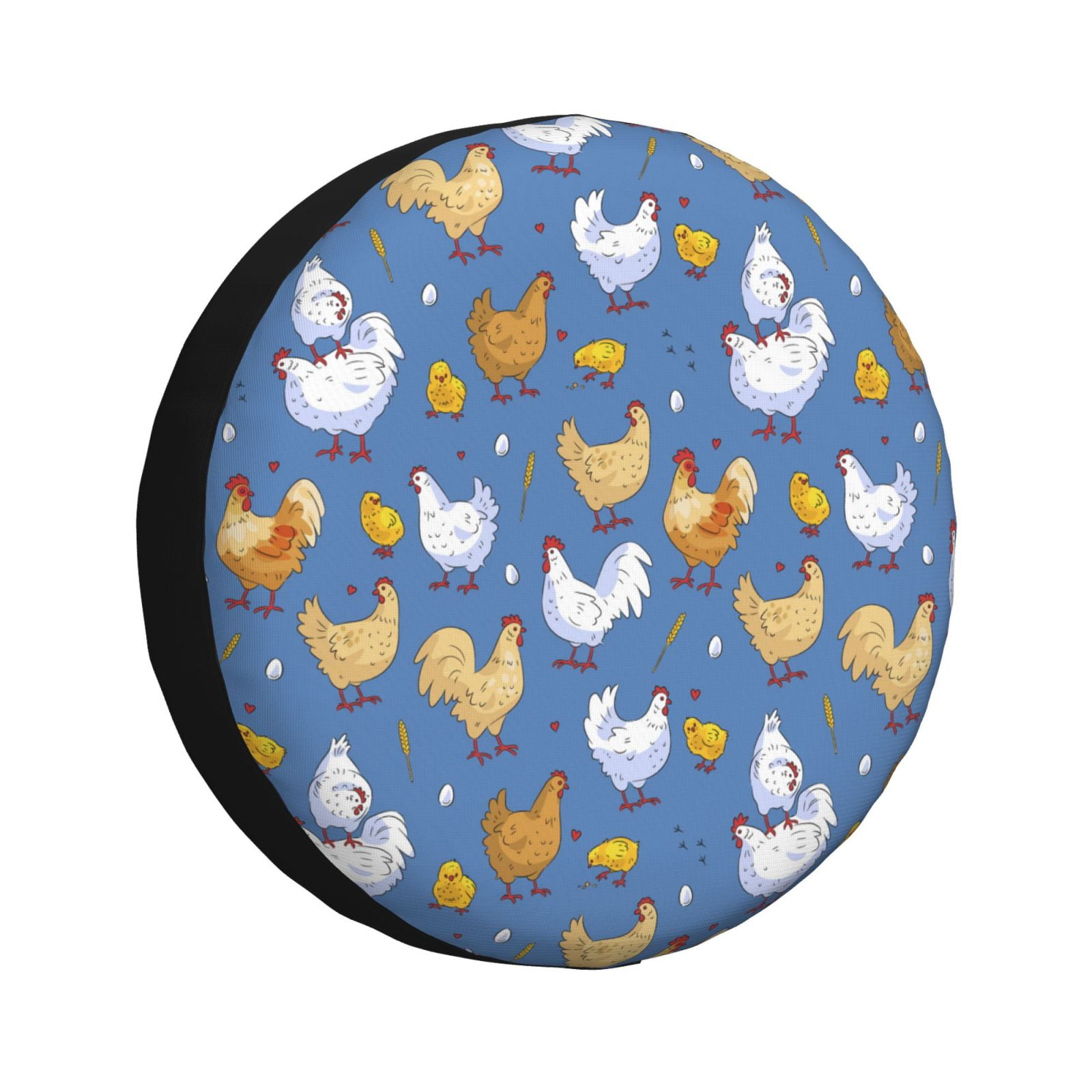 Sikiie Chicken Family PVC Leather Spare Tire Wheel Cover Spare Tire ...
