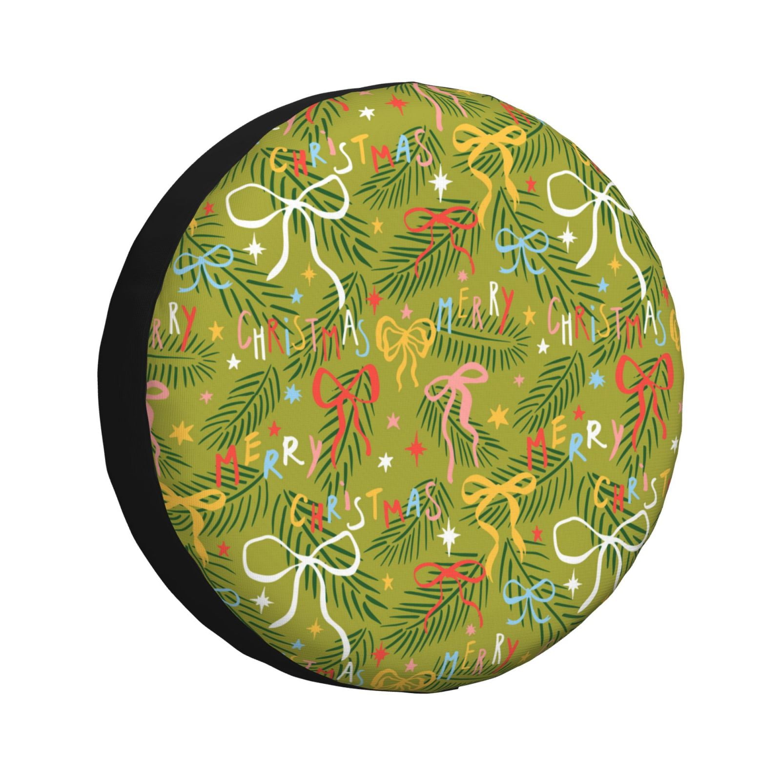 Sikiie Christmas bows Tire Cover Wheel Protectors Tyre Covers ...