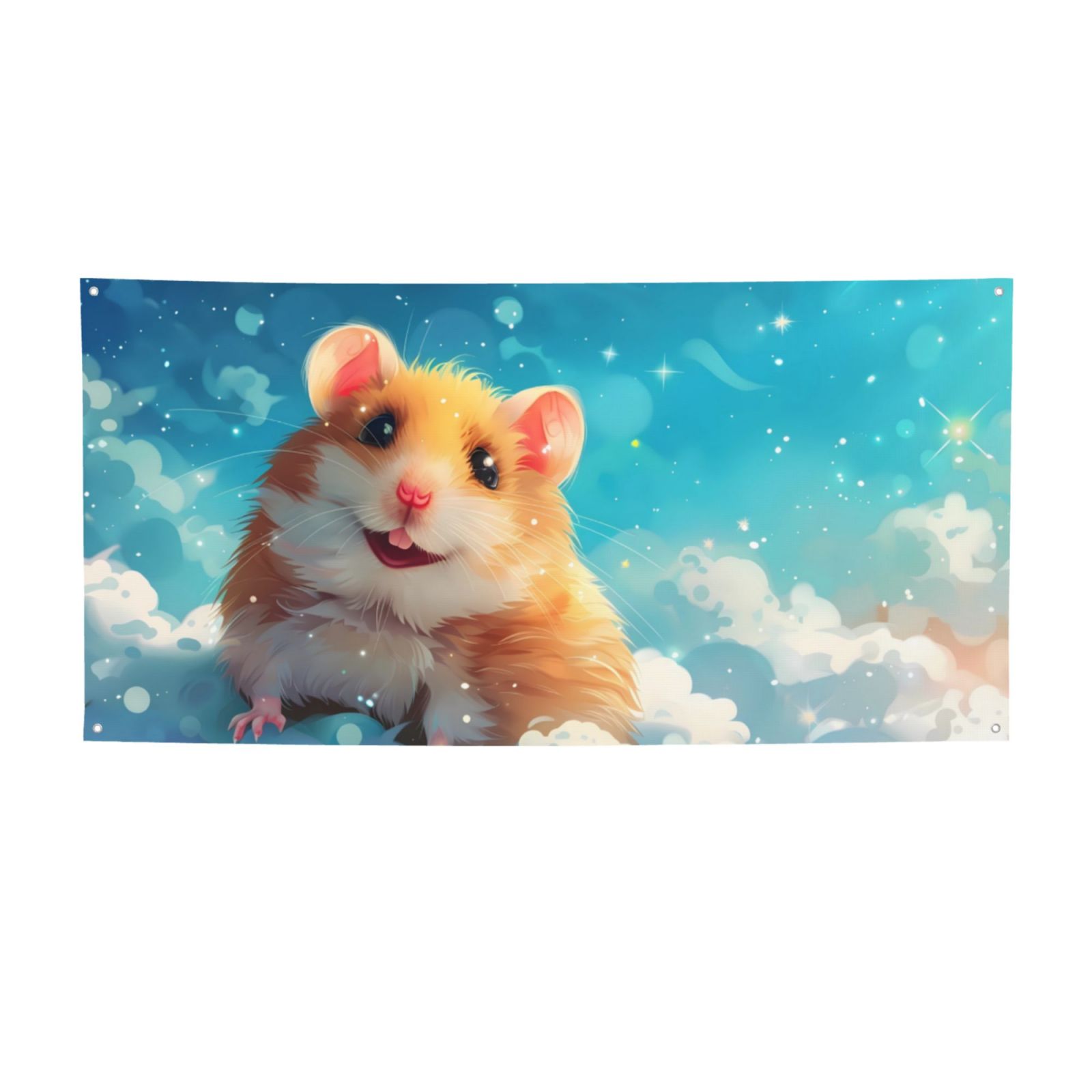 Sikiie Cloud Cute Hamster Custom Banners and Signs Customize Outdoor ...