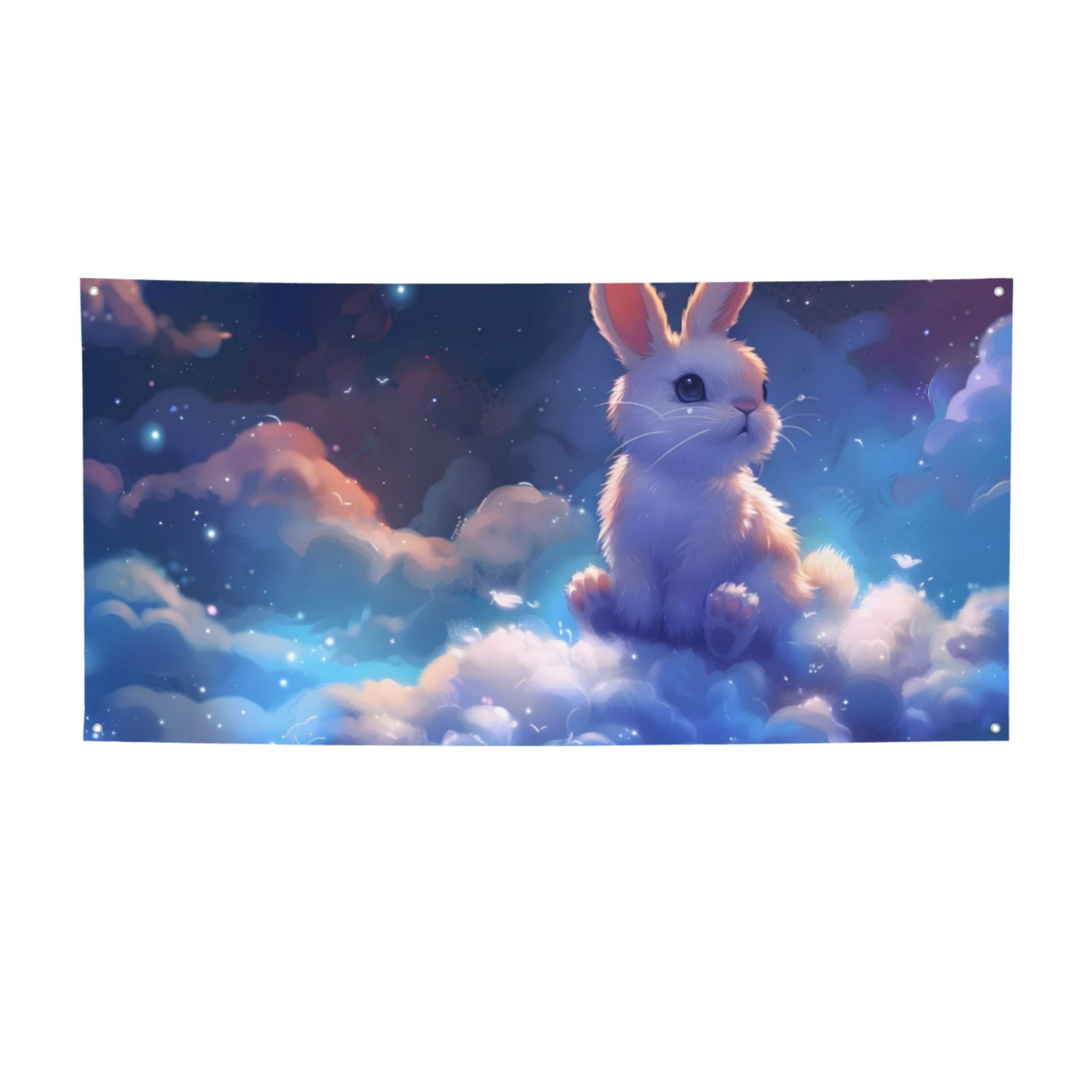 Sikiie Cloud Cute Rabbit Custom Banners and Signs Customize Outdoor ...
