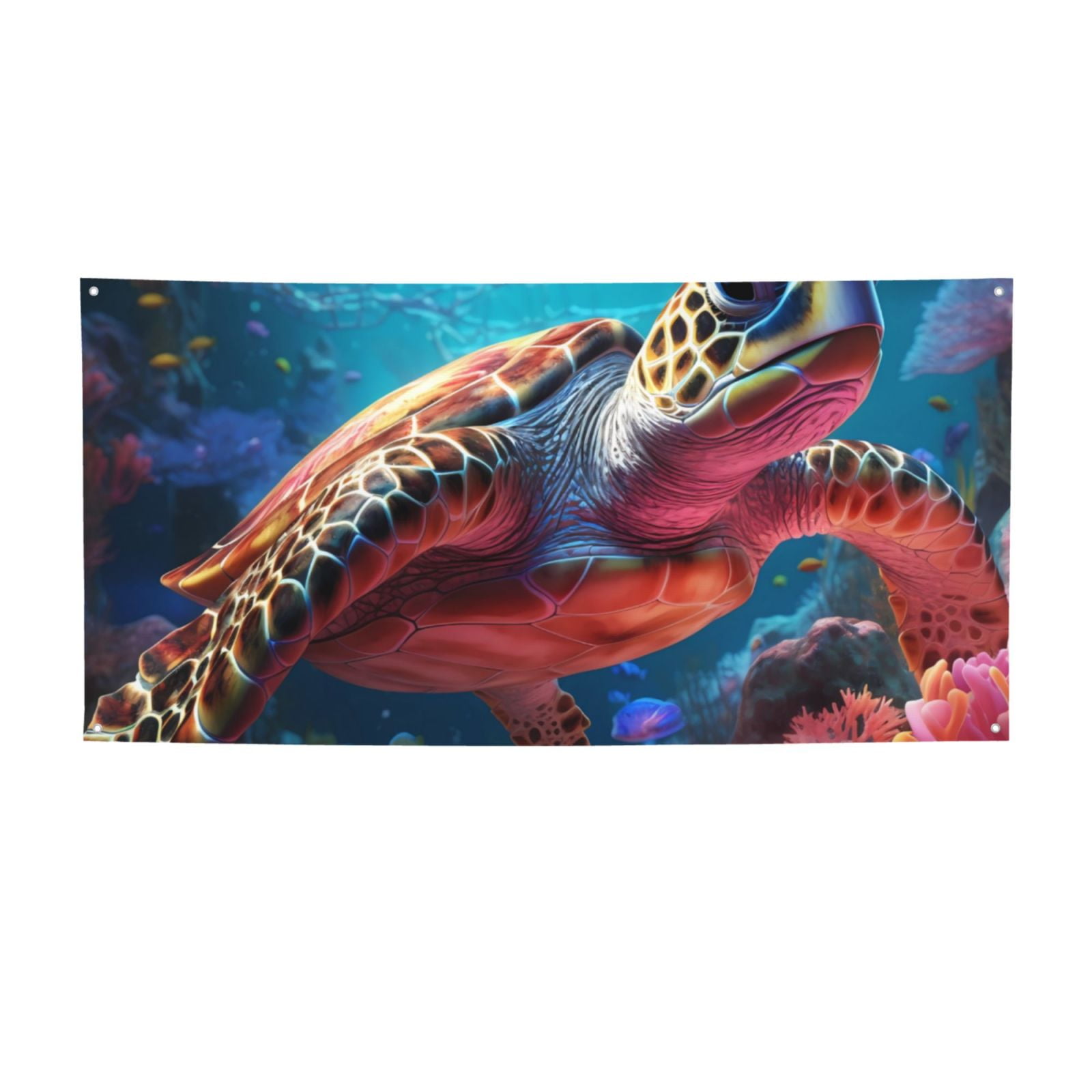 Sikiie Colorful Ocean Sea Turtle Custom Banners and Signs Customize ...
