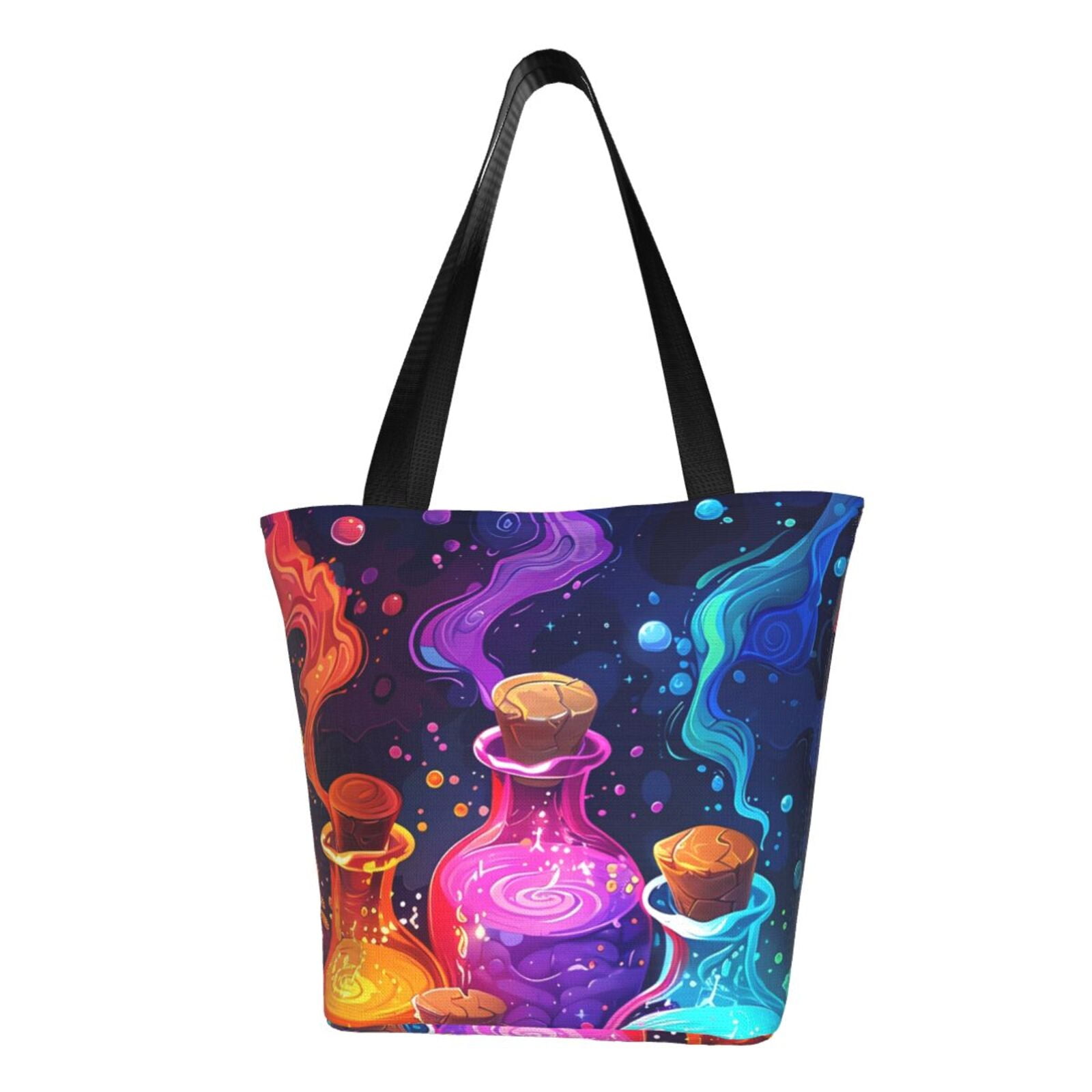Sikiie Colorful Potion Bottles Magic Shoulder Bag Casual Hobo Crossbody ...