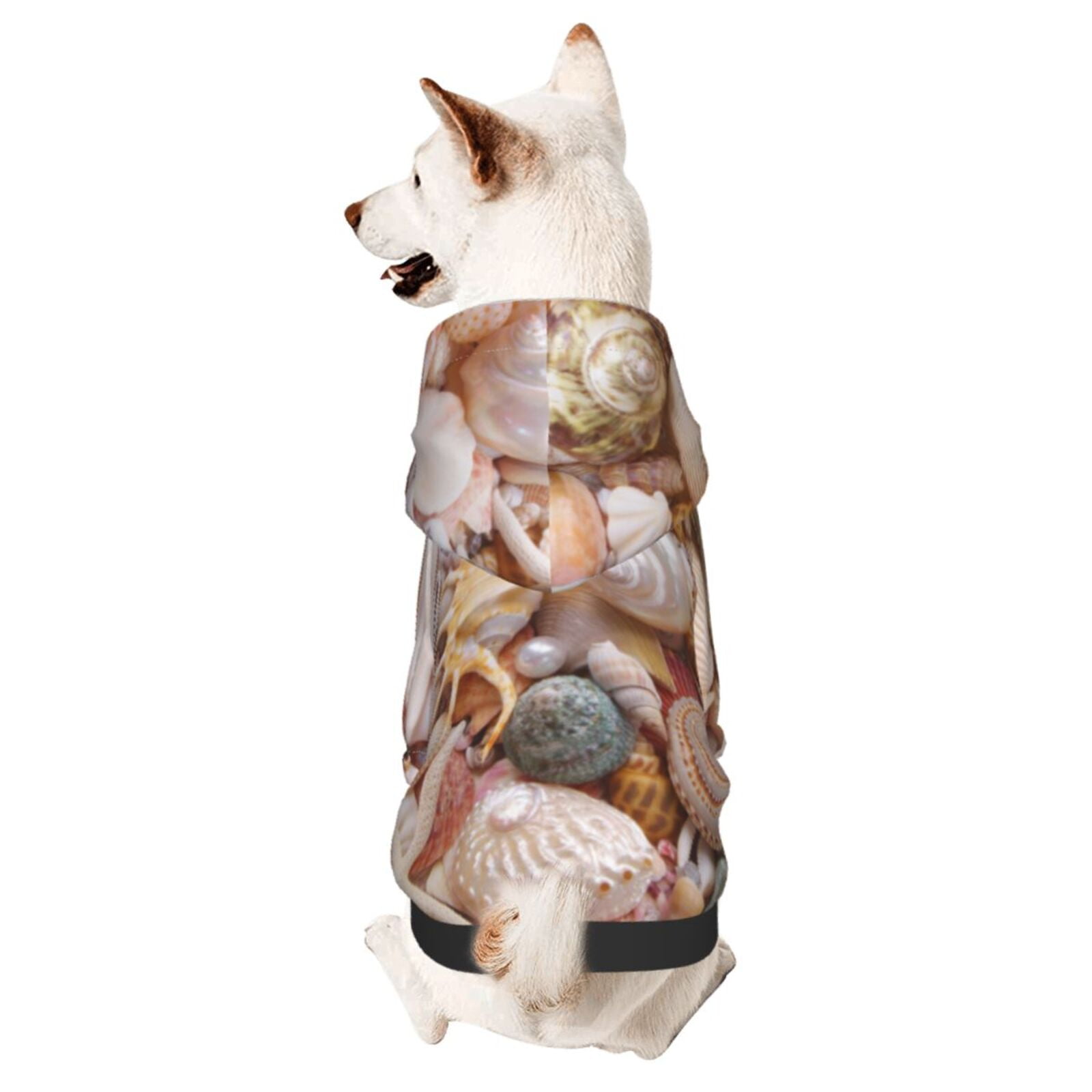 Sikiie Colorful Seashells Dog Hoodie,Dog Clothes,Dog Sweatshirt ,Dog ...