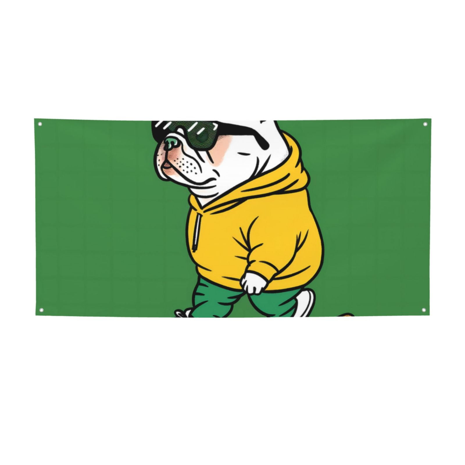 Sikiie Cool Skateboarding Bulldog Custom Banners and Signs Customize ...