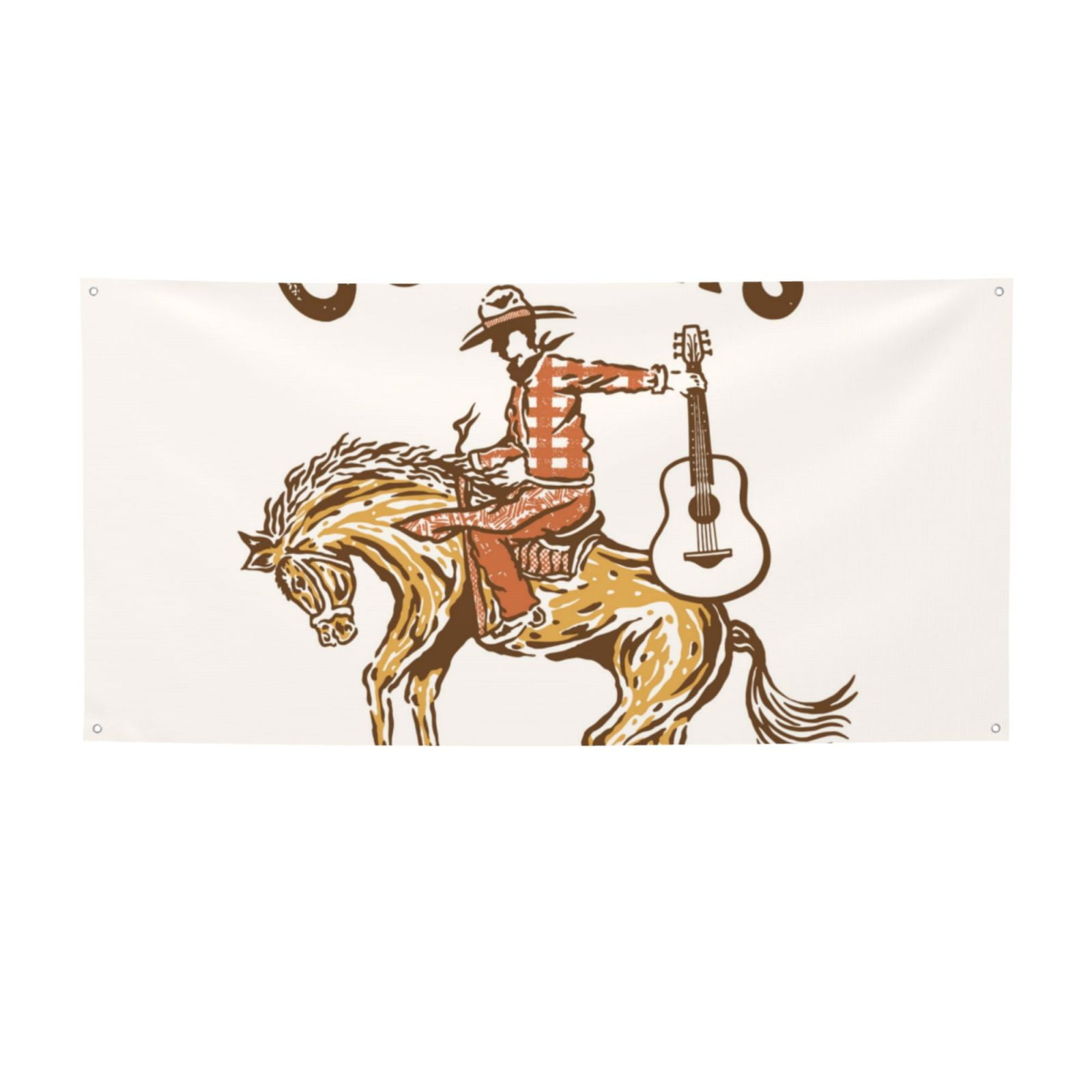 Sikiie Cowboy Rodeo Guitar Custom Banners and Signs Customize Outdoor ...