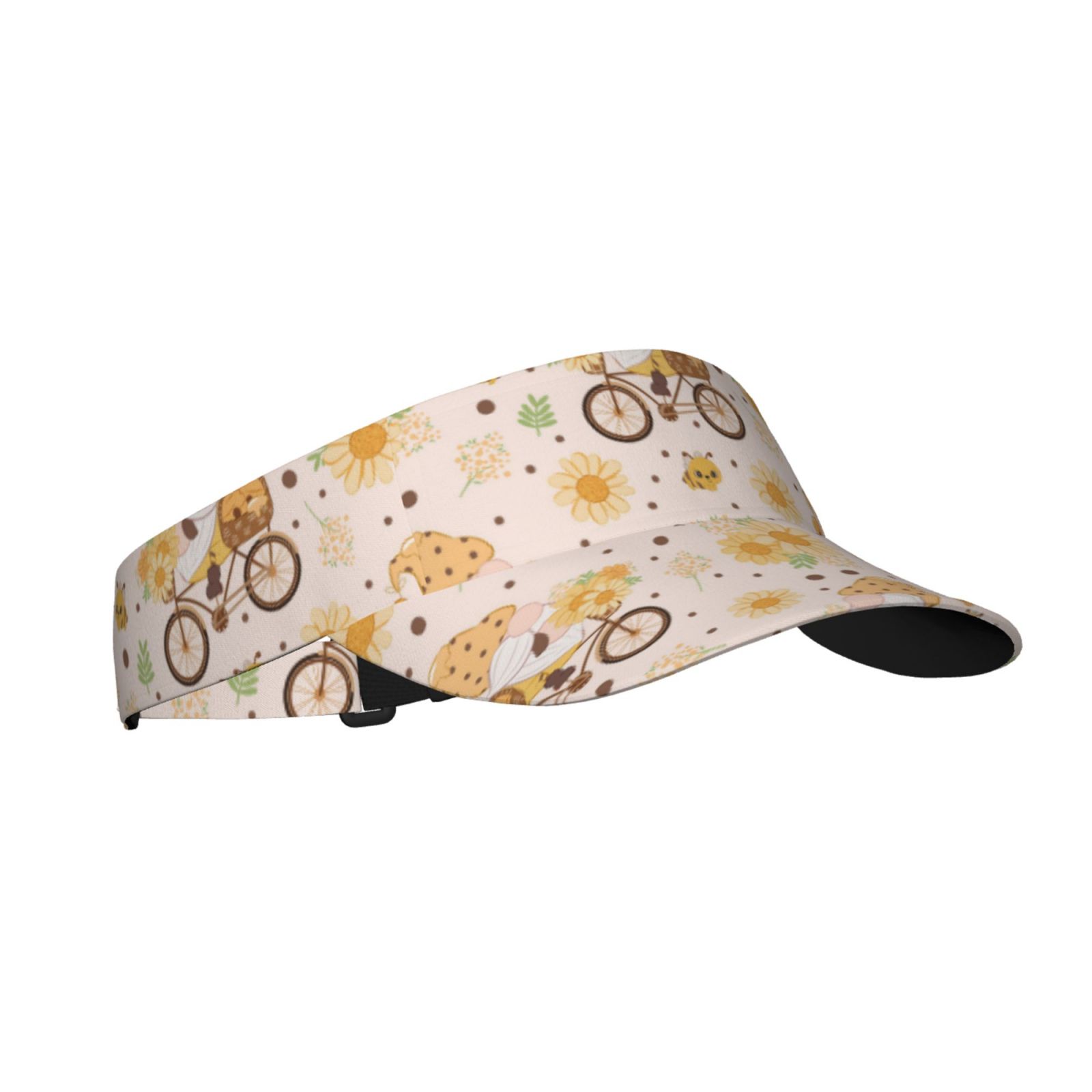 Sikiie Cute Bee Gnome Sun Visor Hat Adjustable Velcro Golf Visor Sports ...