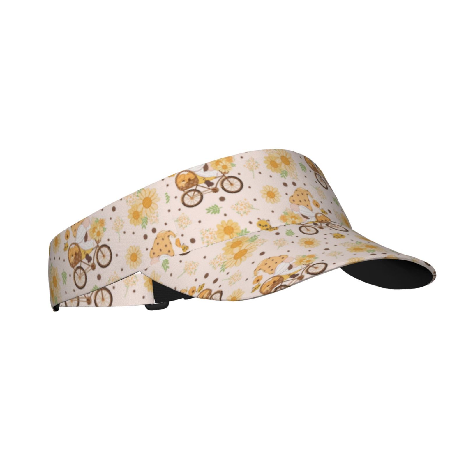 Sikiie Cute Bee Gnome1 Sun Visor Hat Adjustable Velcro Golf Visor ...