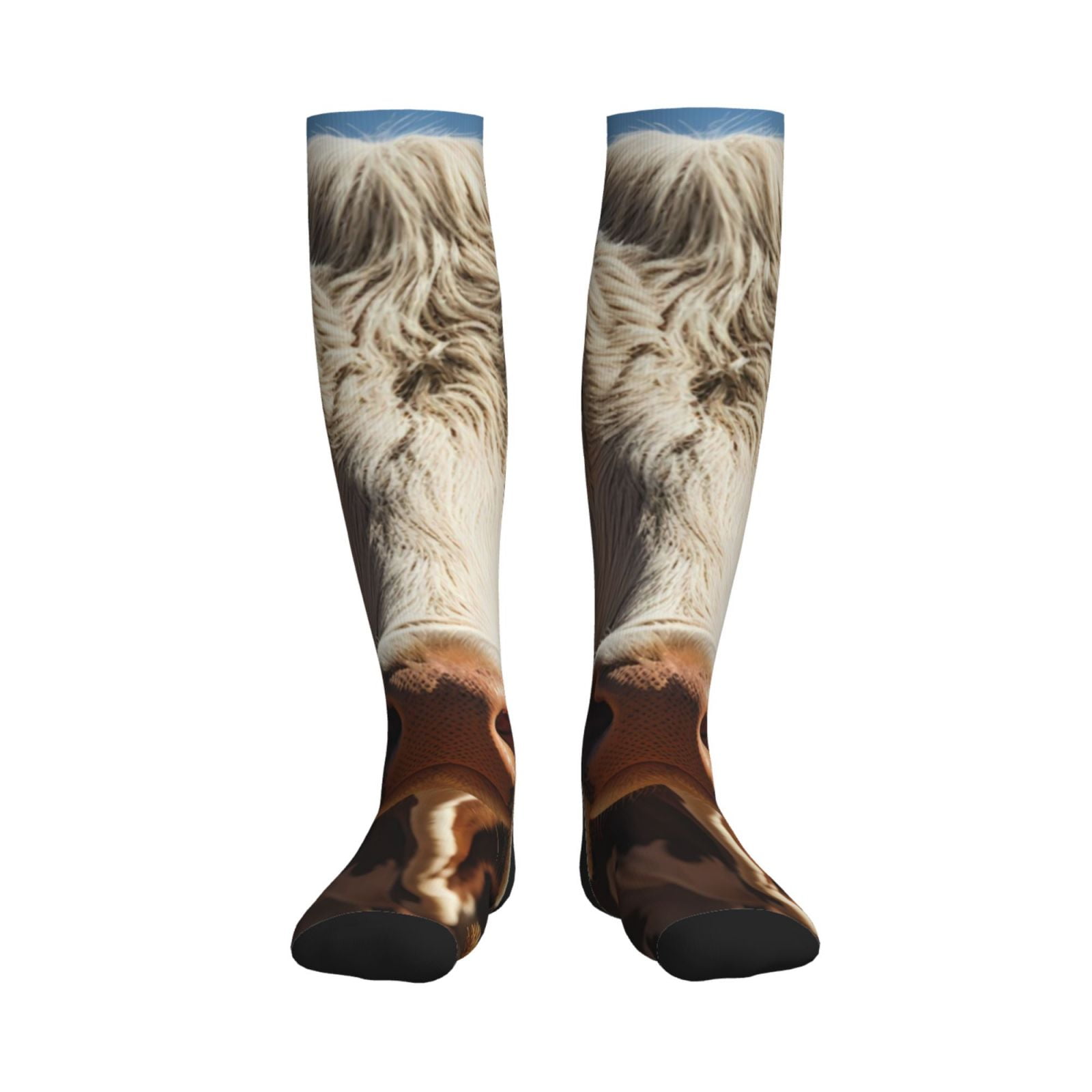 Sikiie Cute Daisy Cow 1 Pairs Compression Socks for Men and Women 15-20 ...