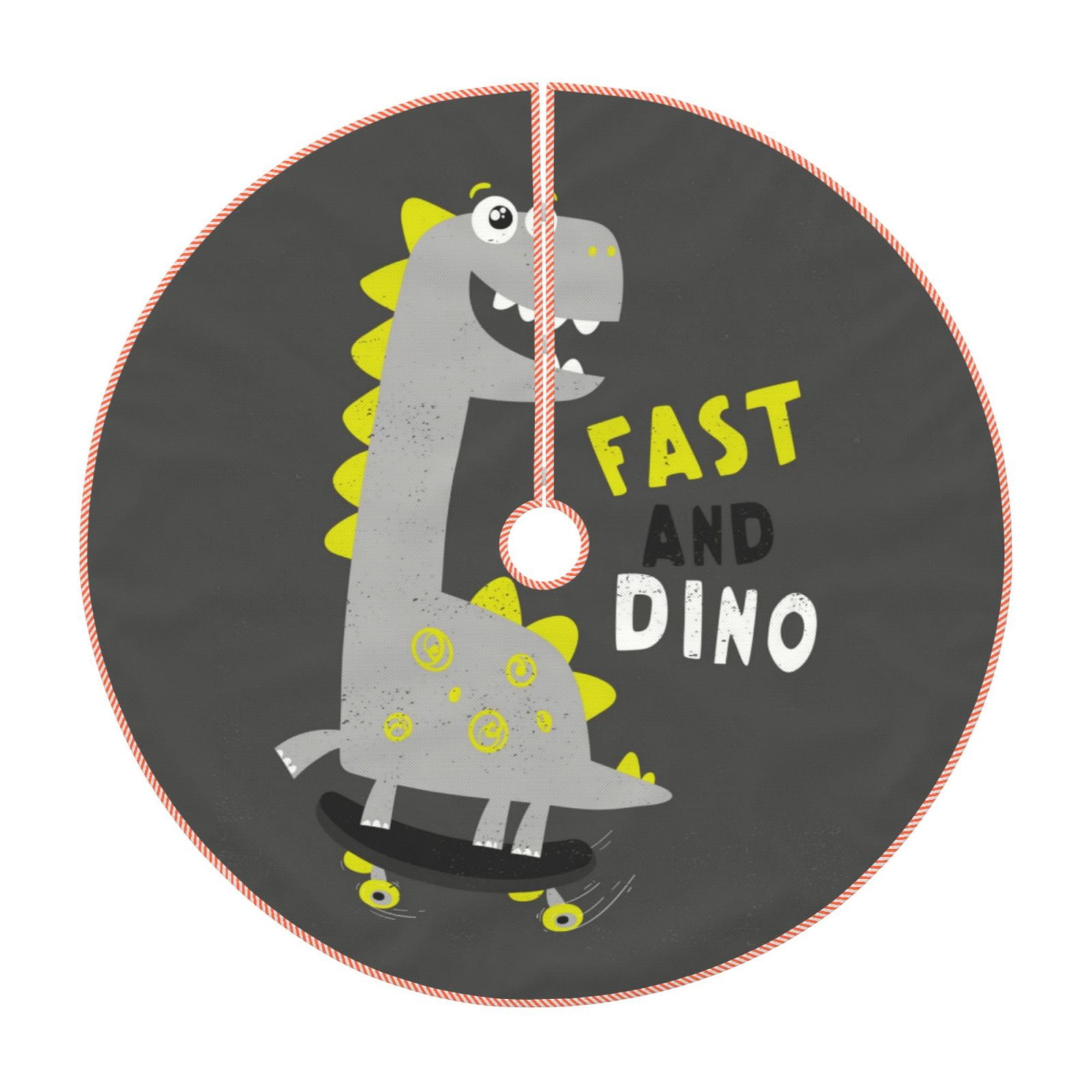 Sikiie Cute Dinosaur Nativity Christmas Tree Skirt, Jesus Christian ...
