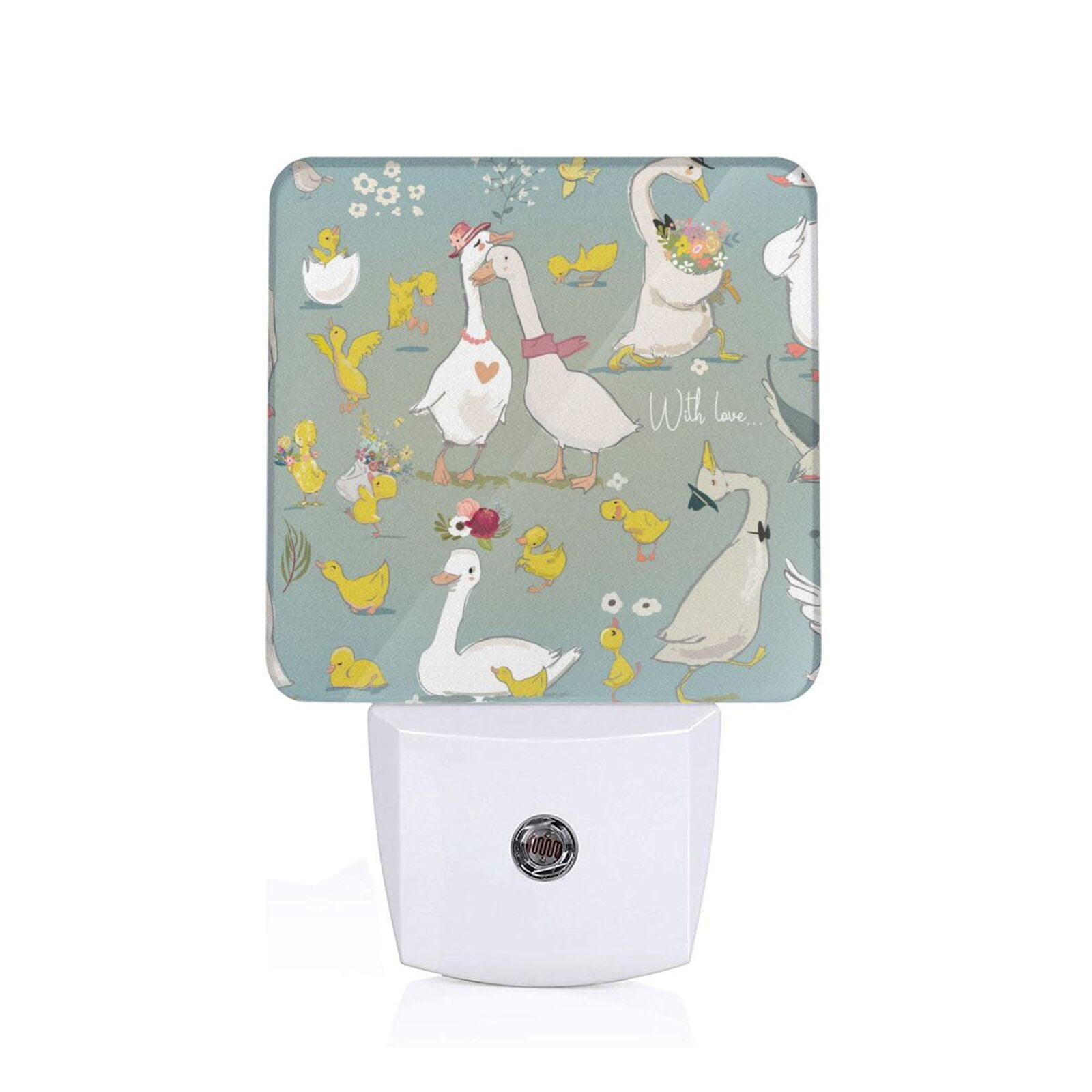 Sikiie Cute Farm Birds Led Night Light, Warm White,Cool White Lights ...
