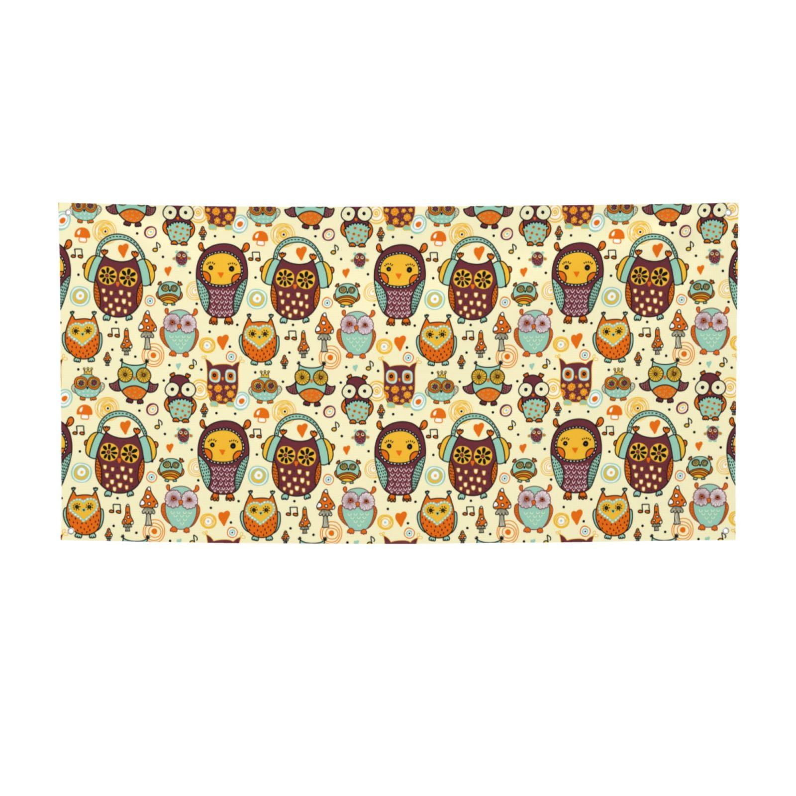 Sikiie Cute Owls Custom Banners and Signs Customize Outdoor ...