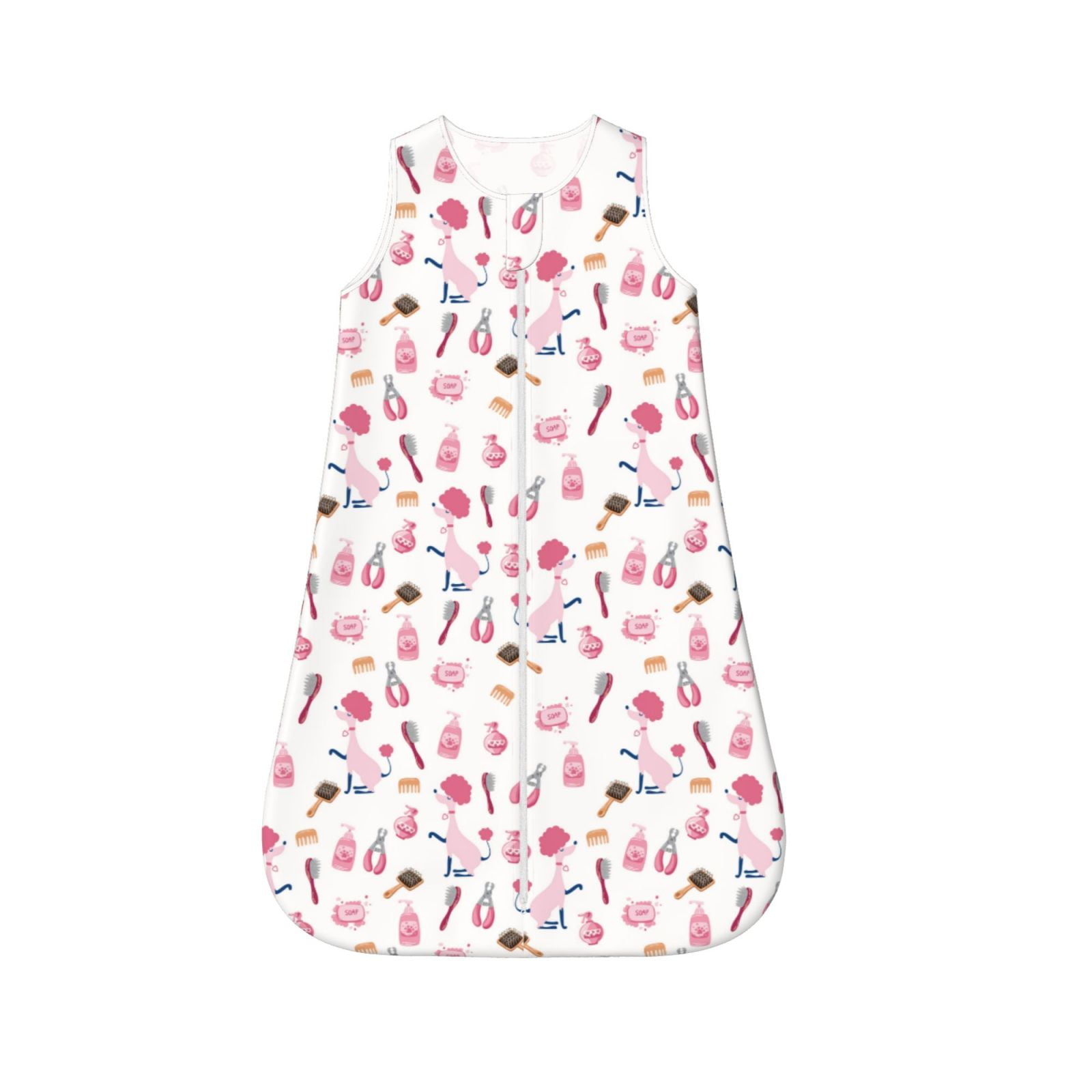 Sikiie Cute Poodle Dog Baby Sleep Sack, Baby Sleeping Bag with Two-Way ...