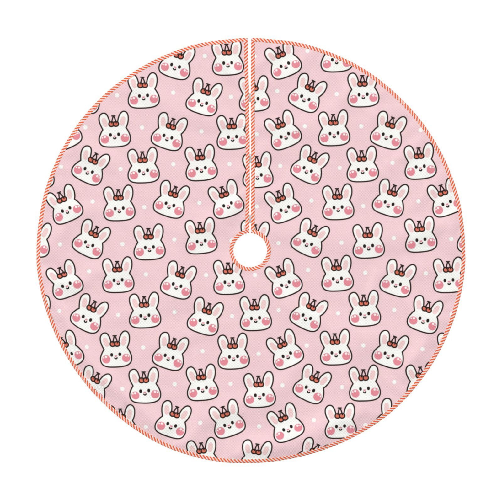 Sikiie Cute Rabbit Nativity Christmas Tree Skirt, Jesus Christian ...