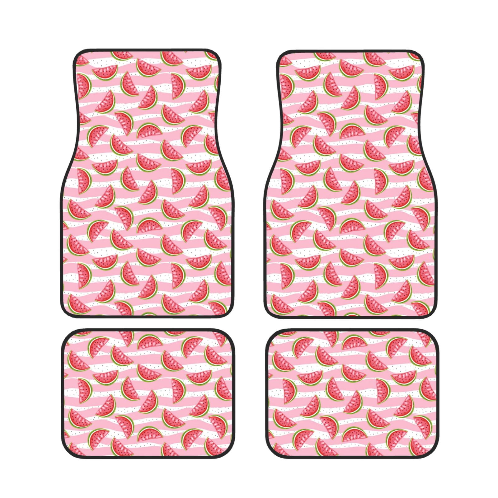 Sikiie Cute Watermelon Car Foot Mat Set of 4 Pieces Basics Universal ...