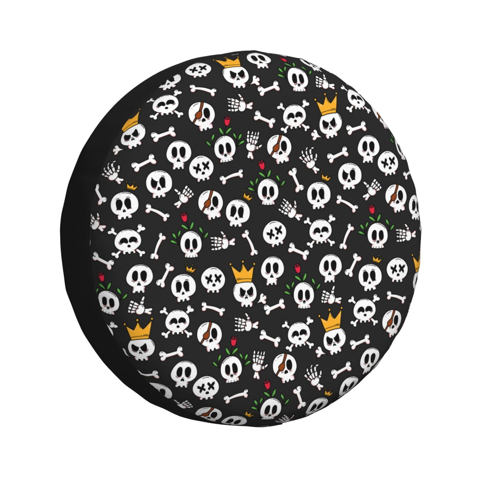 Sikiie Cute skull Tire Cover Wheel Protectors Tyre Covers Weatherproof ...