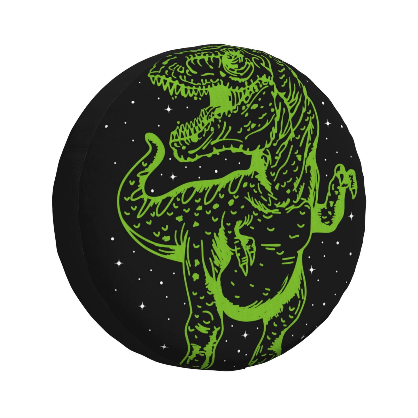 Sikiie DINOSAUR IN SPACE PVC Leather Spare Tire Wheel Cover Spare Tire ...
