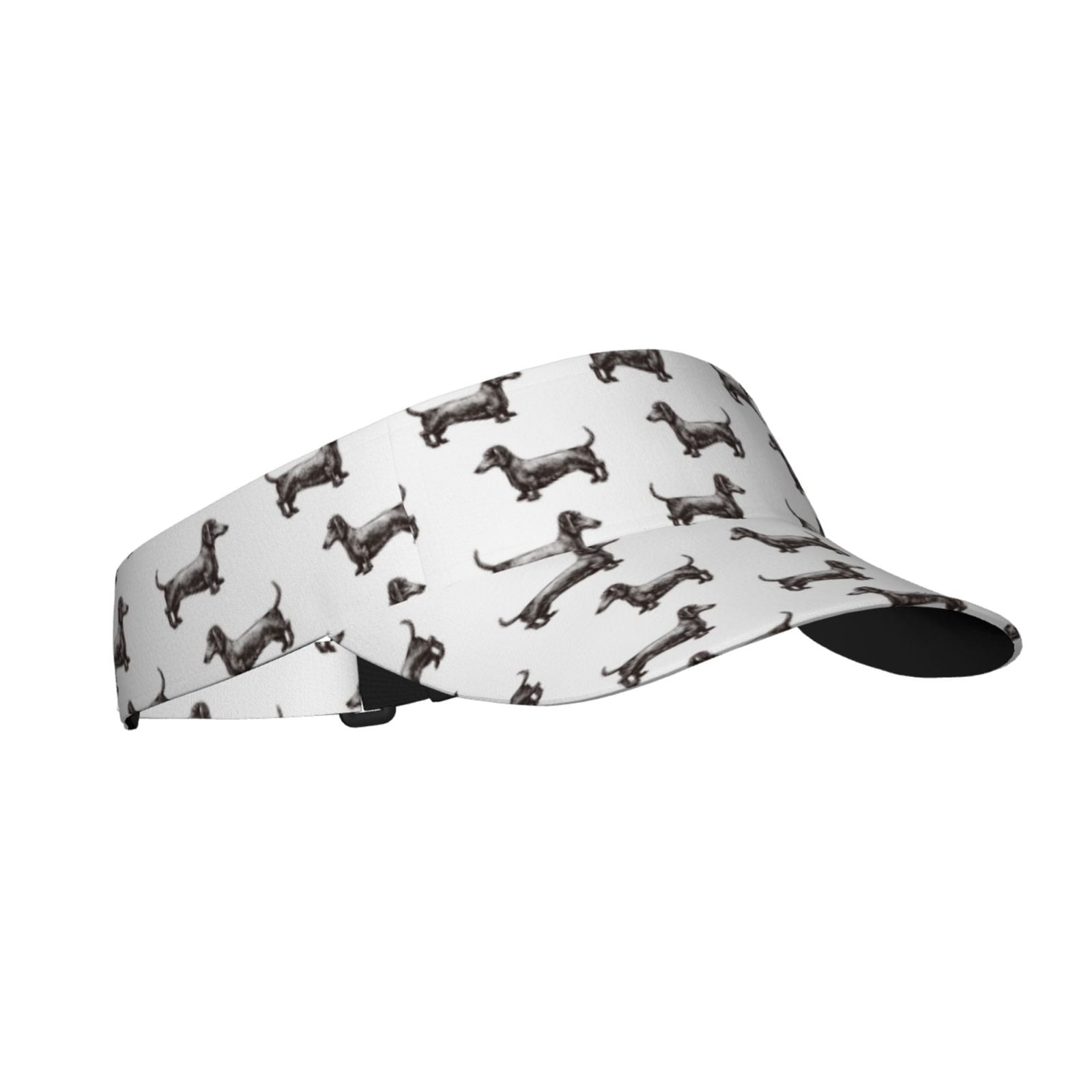 Sikiie Dachshund Dog Puppy Sun Visor Hat Adjustable Velcro Golf Visor ...